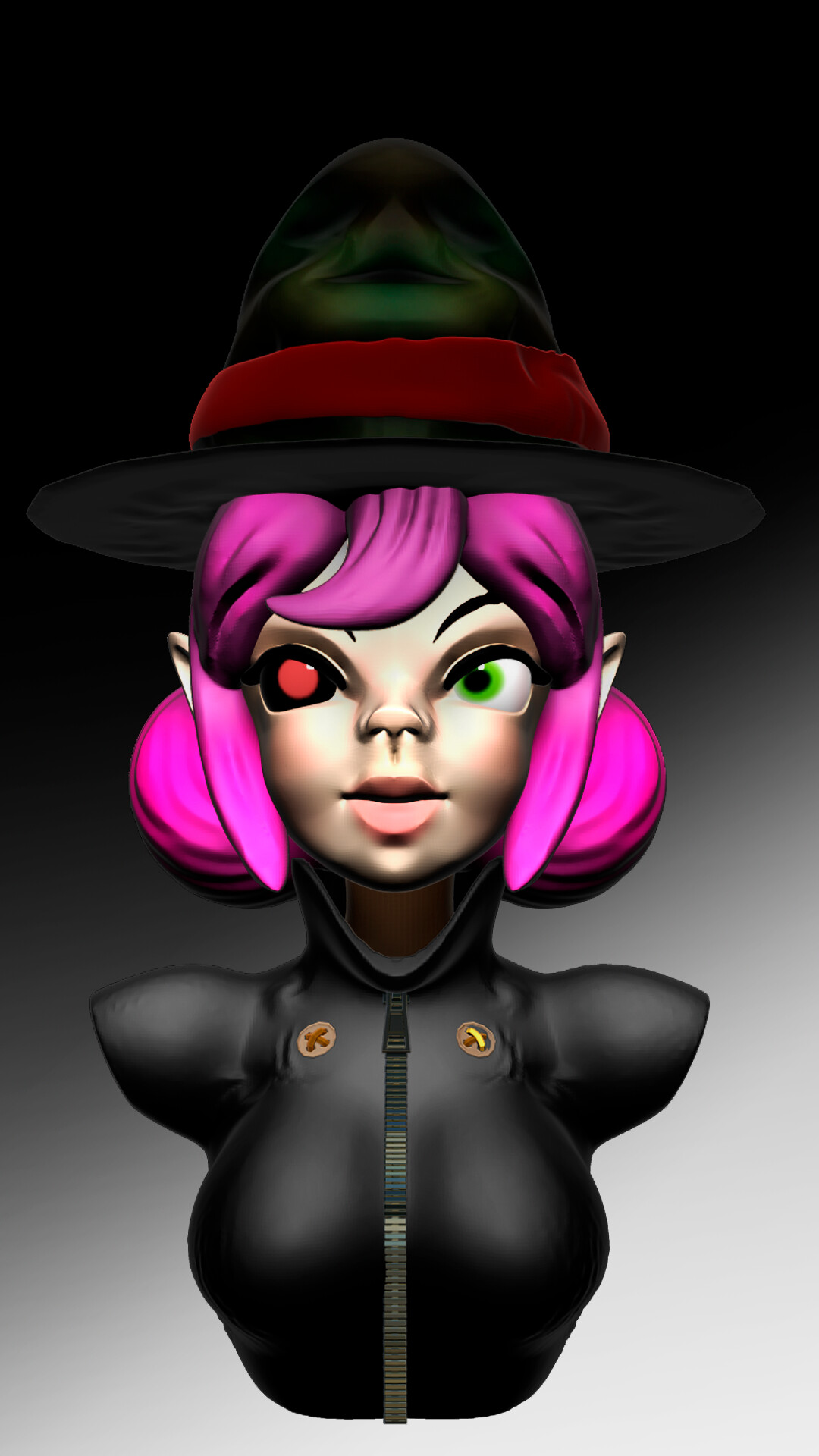 ArtStation - modelo de bruja