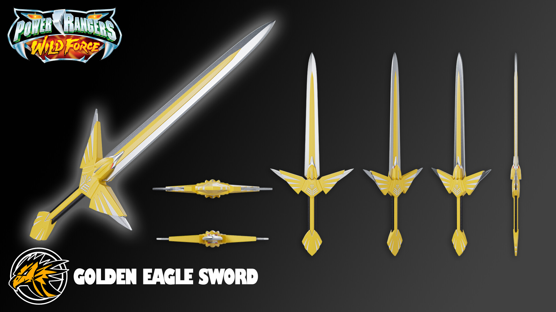 ArtStation - "Golden Eagle Sword" - 3D Prop