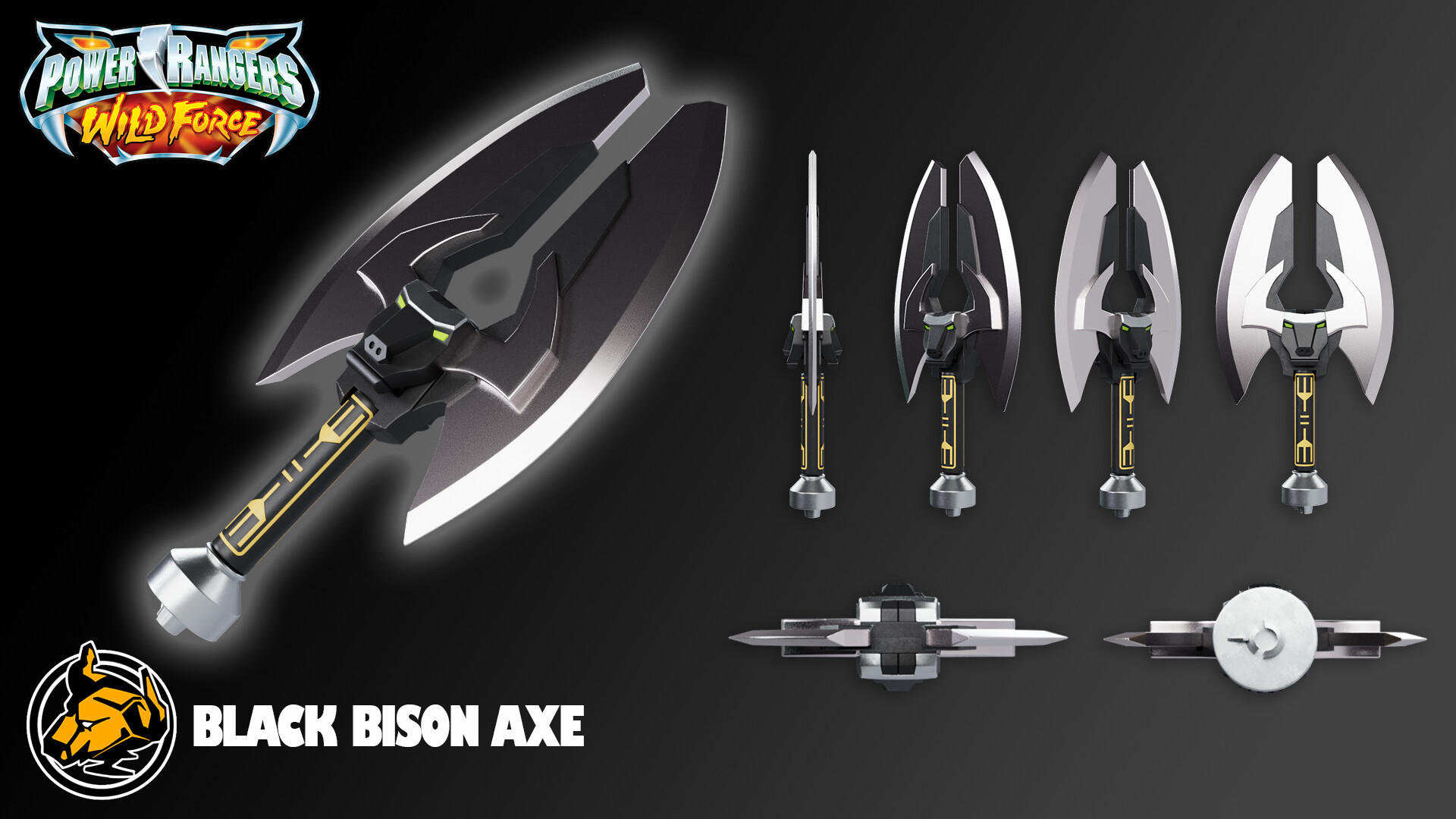 ArtStation - "Black Bison Axe" - 3D Prop