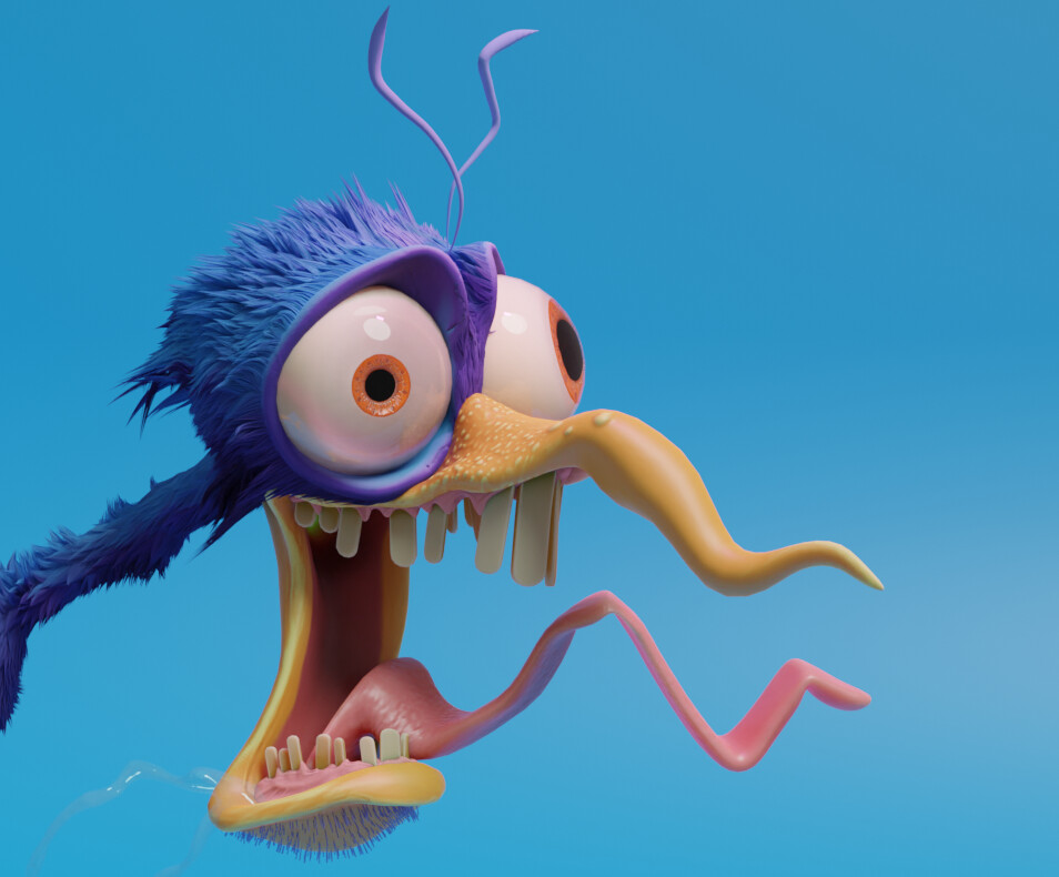 ArtStation - Stressed Bird