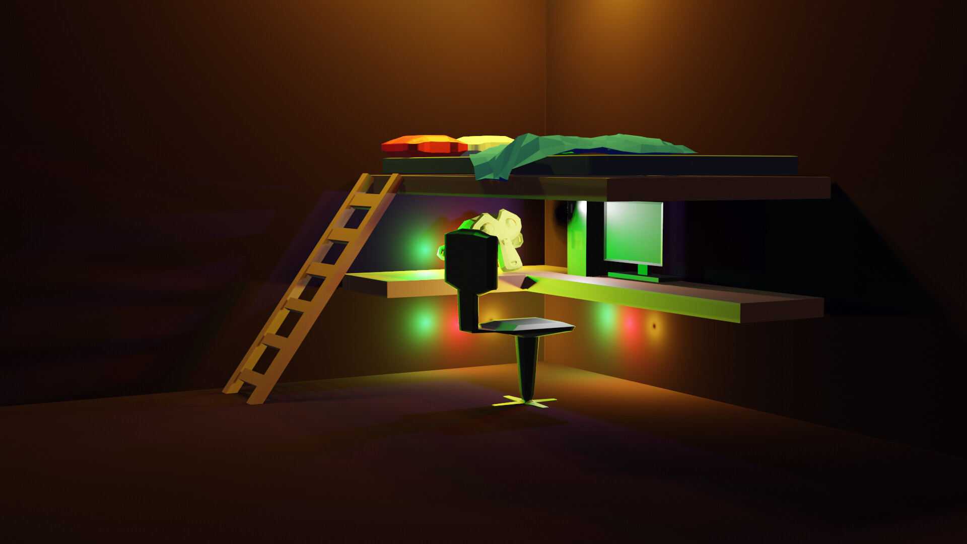 ArtStation - 3D room practice