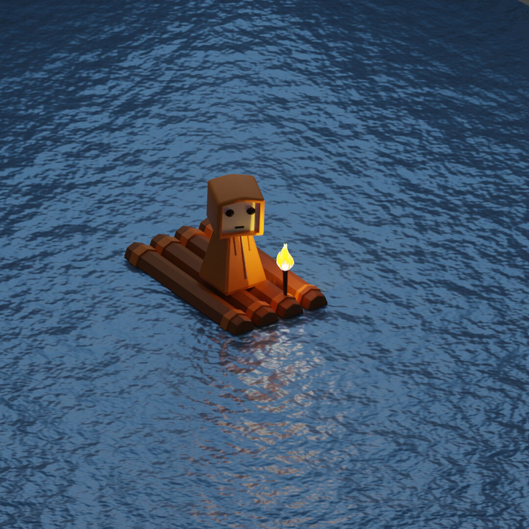 ArtStation - Cute Raft