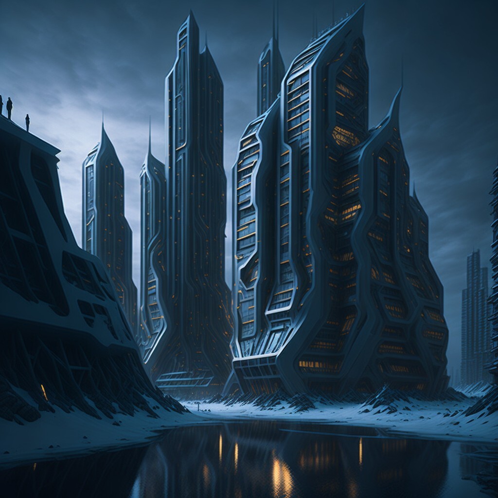 Sci Fi City Destroyed