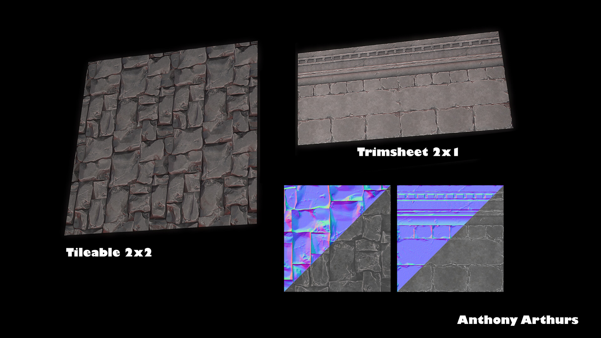 ArtStation - Tileable/Trimsheet