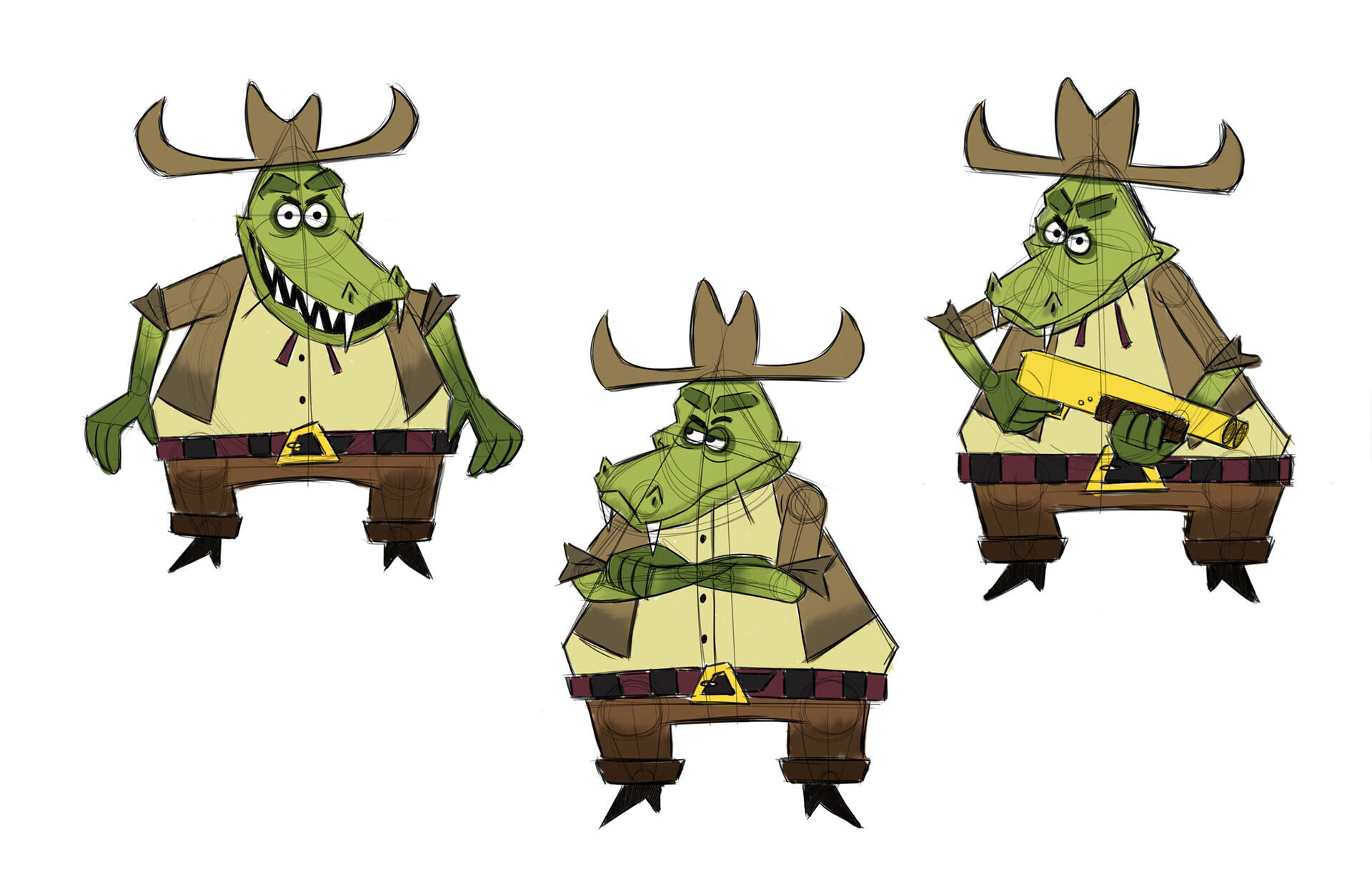 ArtStation - Bandit Crocodile Design