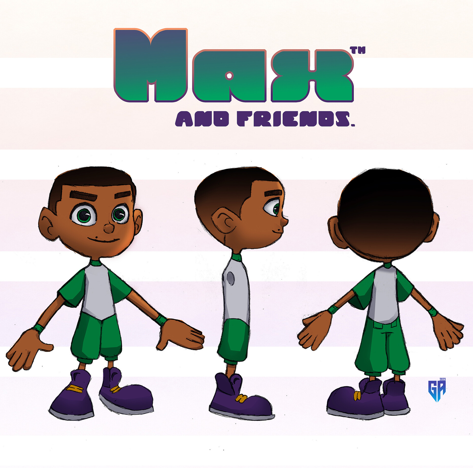 ArtStation - MAX: Character Sheet.