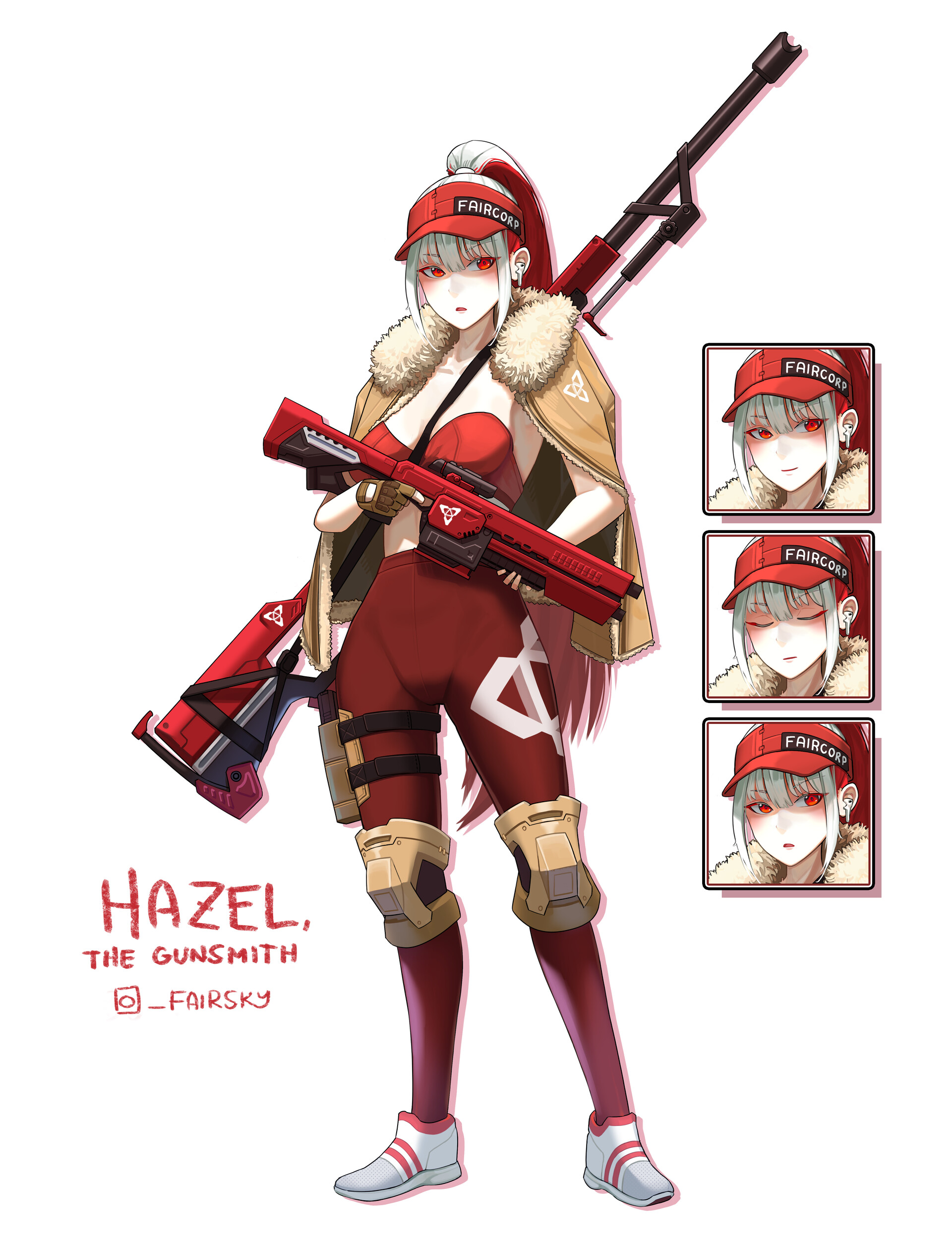 ArtStation - Hazel, the Gunsmith (Character Creation Team)