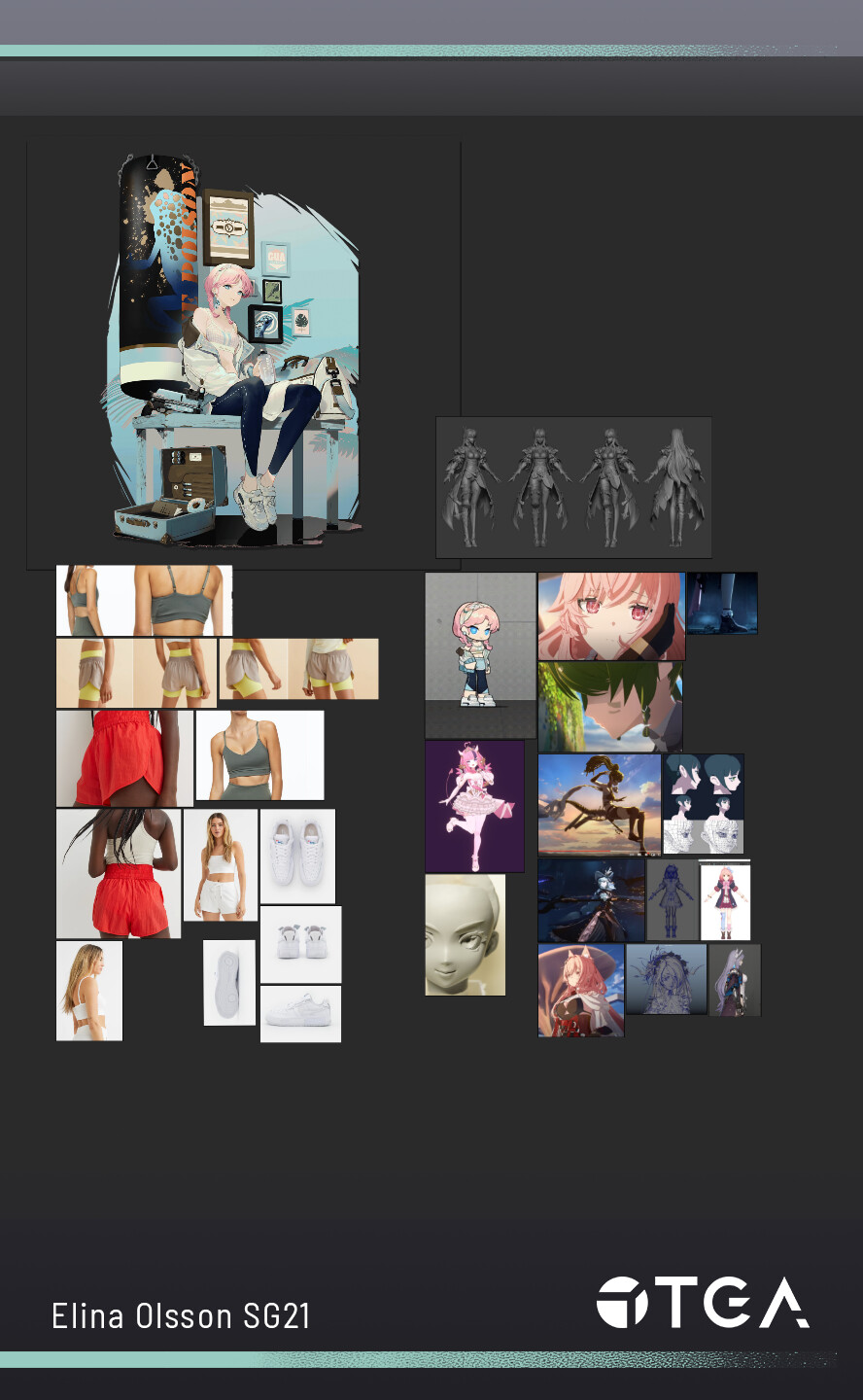 Elina Olsson - Blue Poison - Arknights 3D Fanart