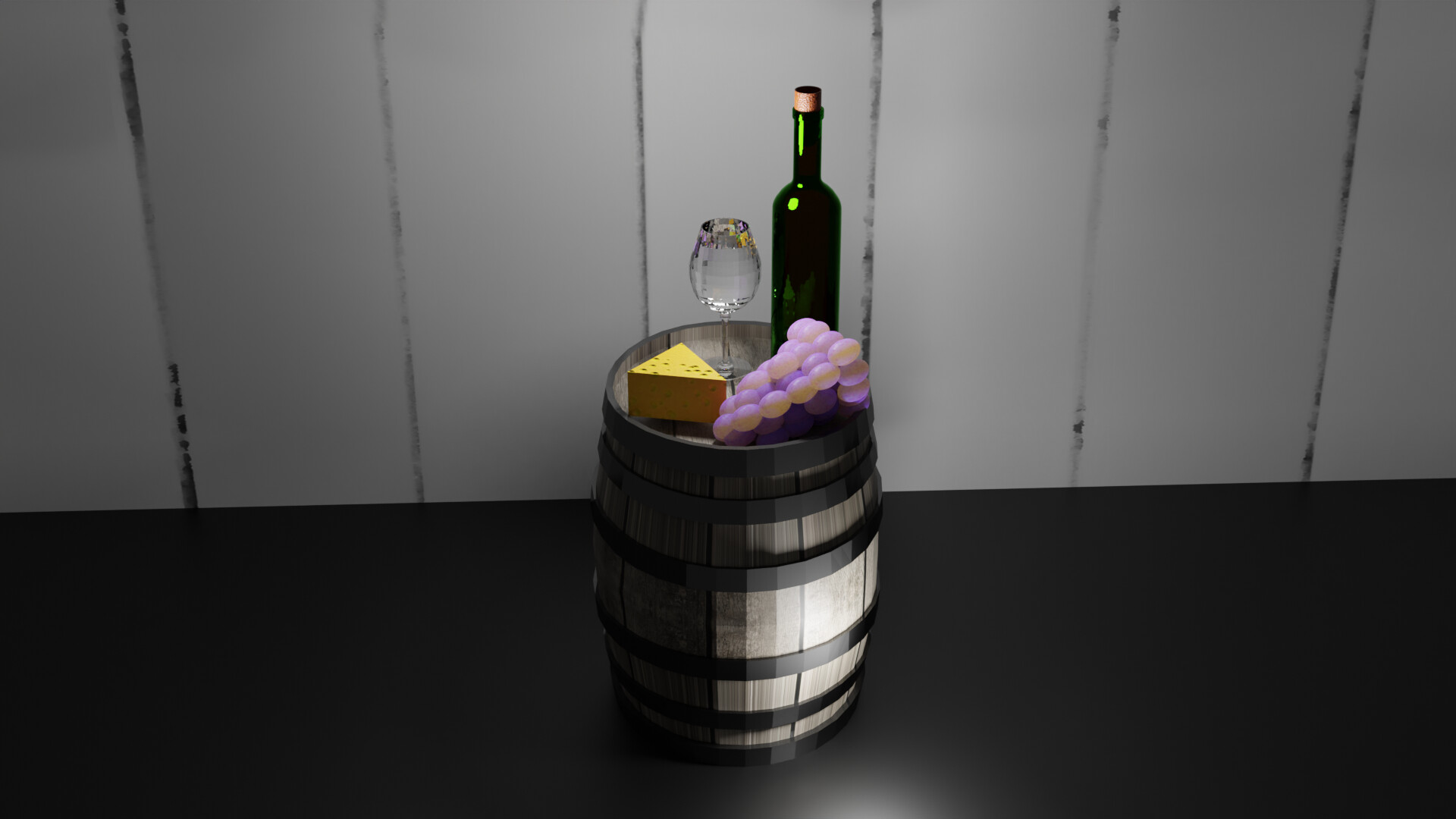 ArtStation - Wine with grape