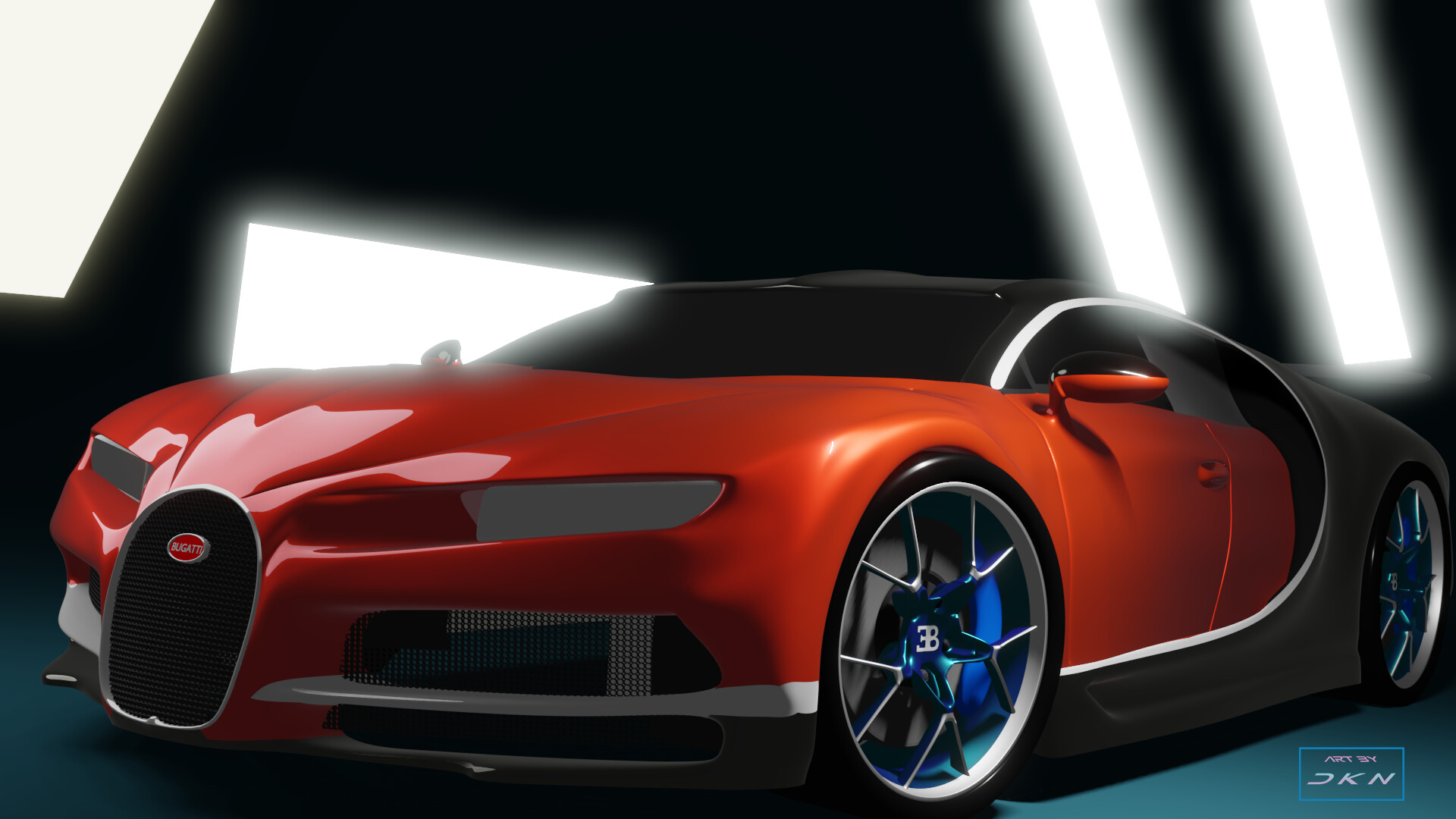 ArtStation - Bugati 3d