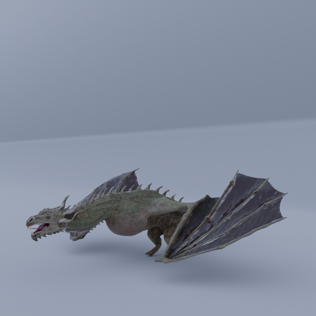 ArtStation - 3D Character Design, Dragon