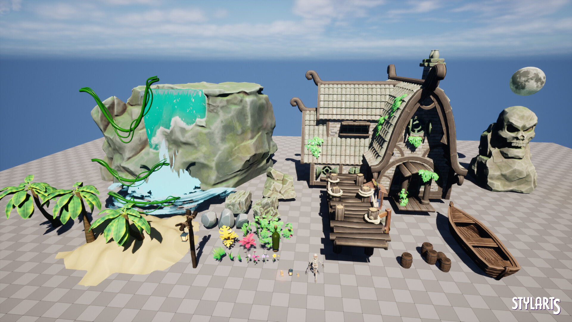 StylArts - Stylized Pirate's Dream Island - UE5