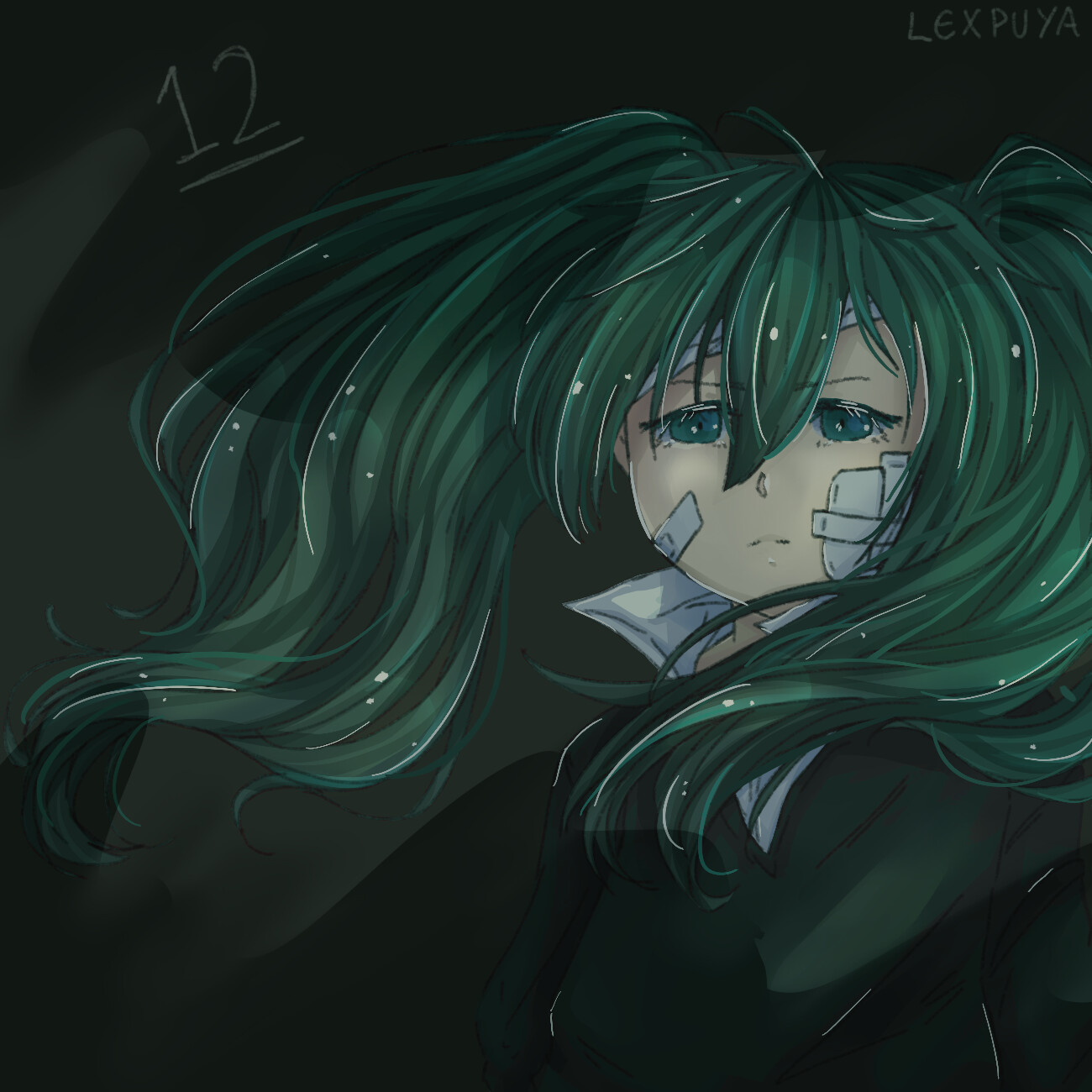 sad hatsune miku crying