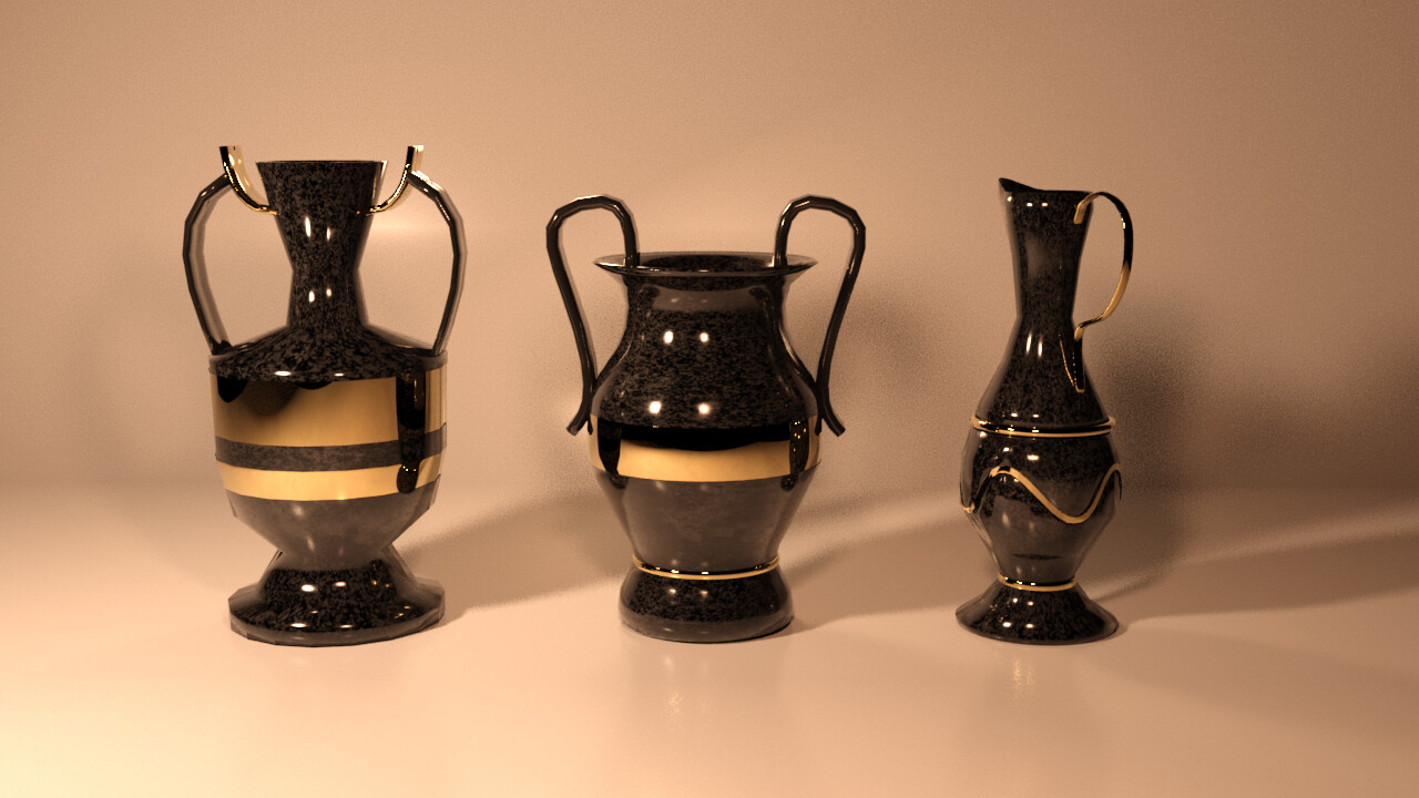 hayden cole - Greco-Roman inspired vases