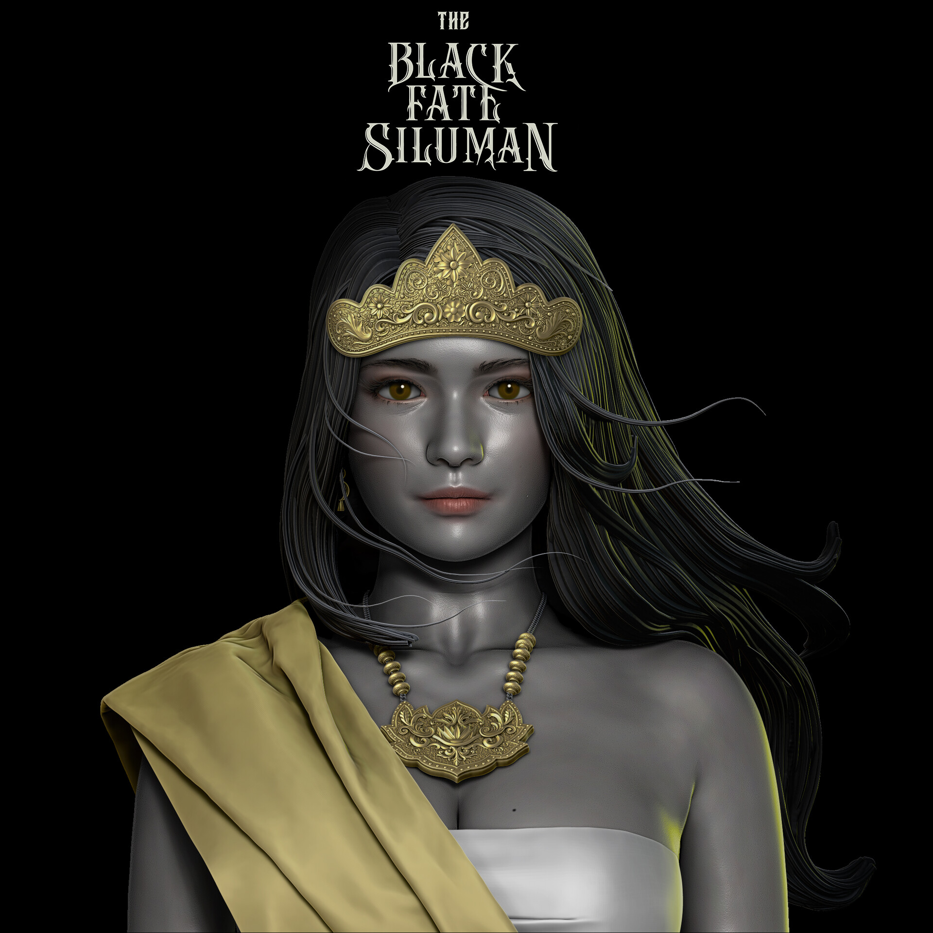 ArtStation - Putri Bunga Melur Also know as Putri Kembang Dadar