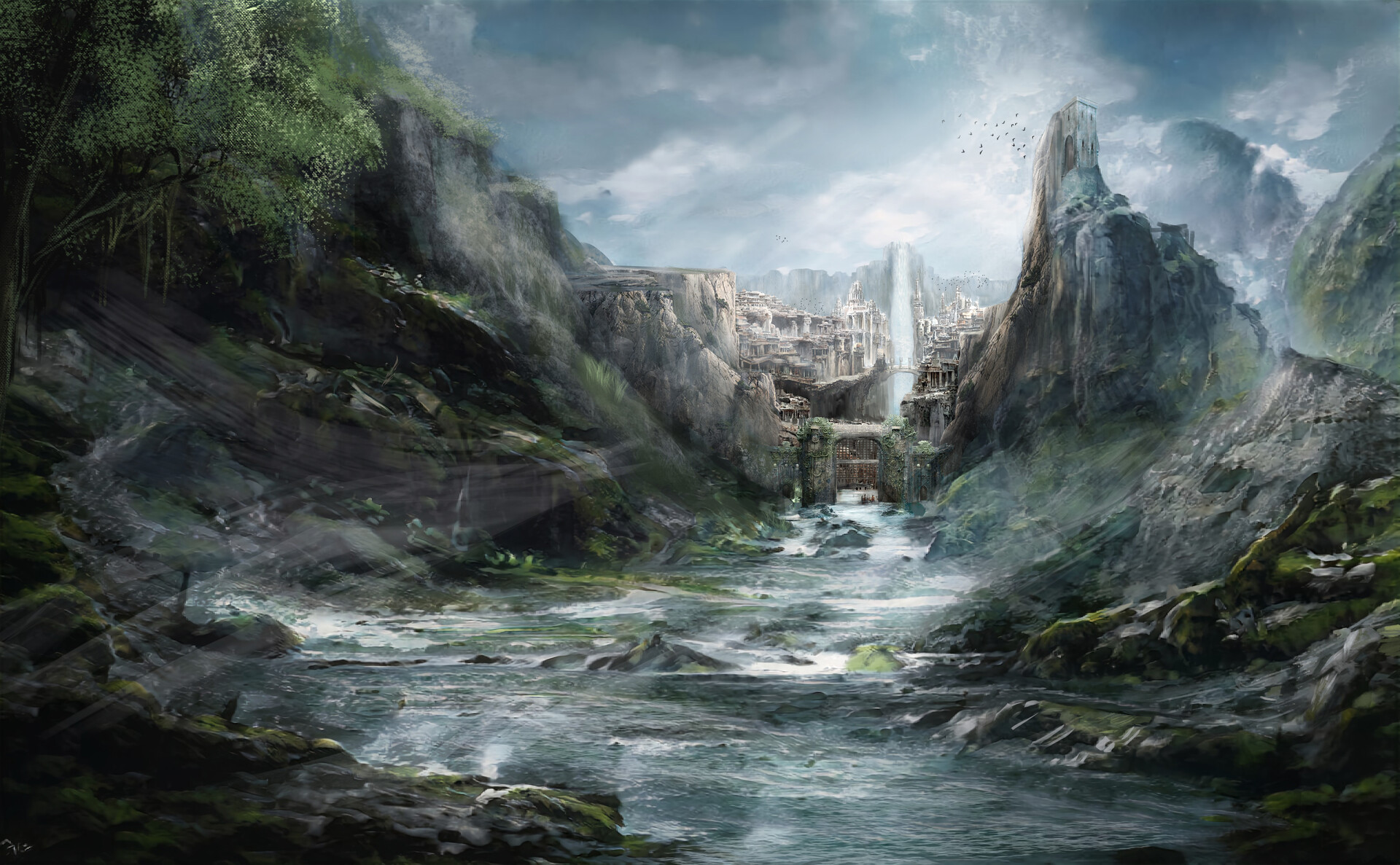 ArtStation - Approaching the Fantasy City of Edirpol