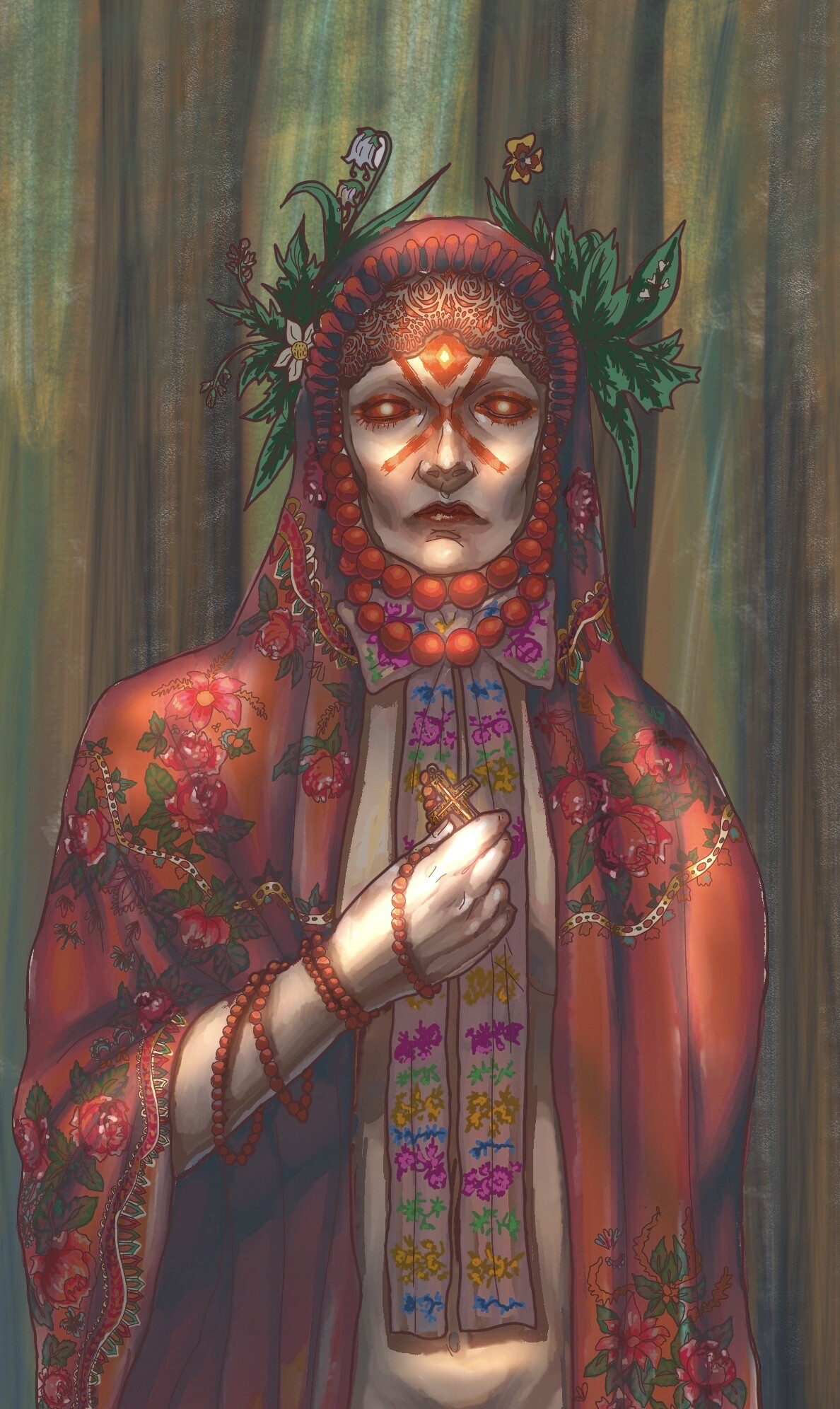 ArtStation - Mokosz (Mokosh) in forest