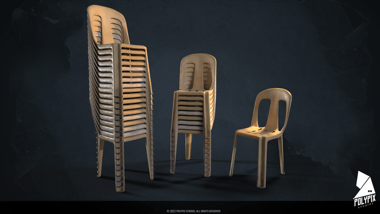 POLYPIX STUDIOS - Polypix Studios - Monoblock Chairs