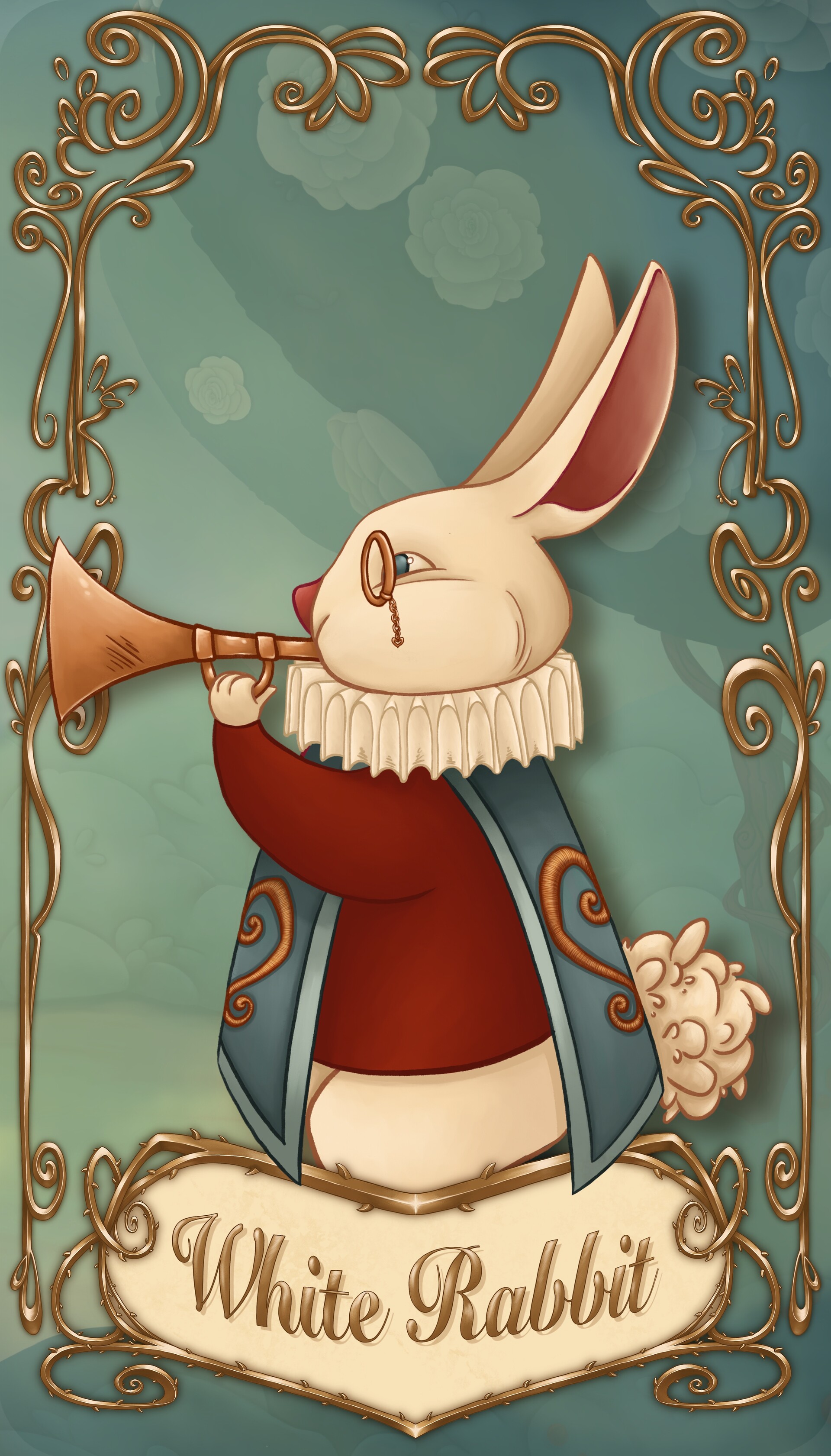 ArtStation - Tarot Card : The White Rabbit