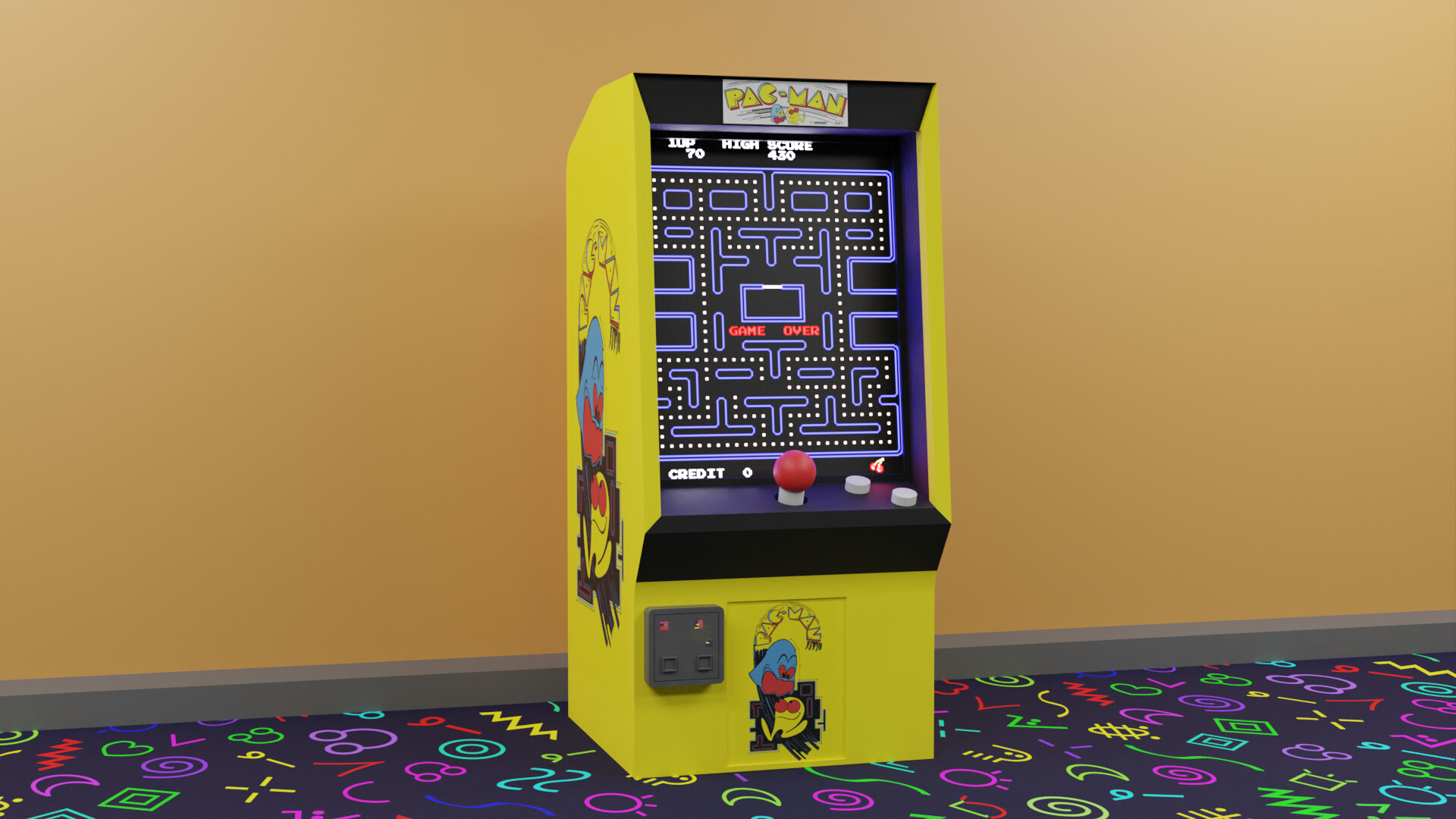 ArtStation - Pac-Man Arcade Machine