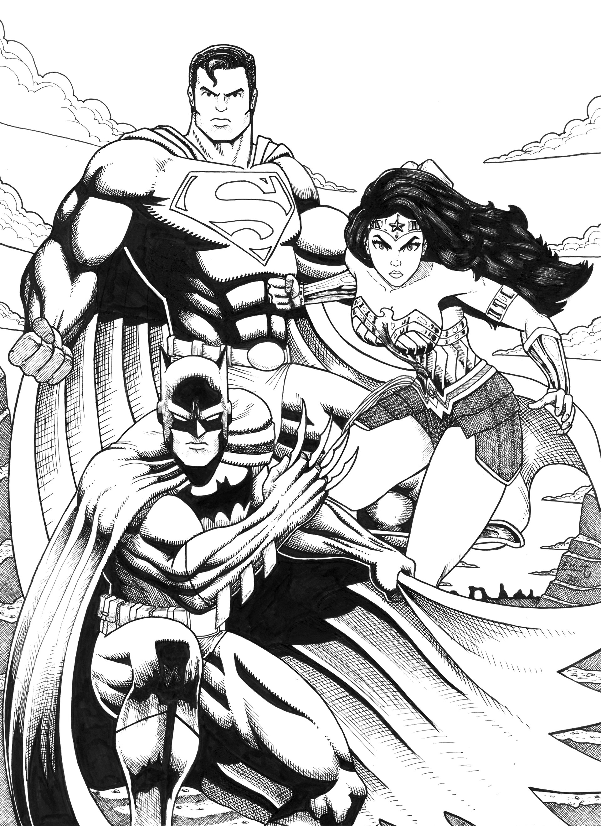 ArtStation - DC Trinity