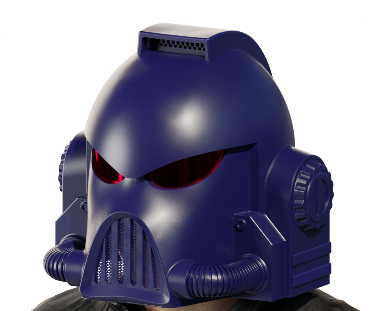 ArtStation - Ultramarine Helmet Warhammer 40K Mark7 Black templar ...