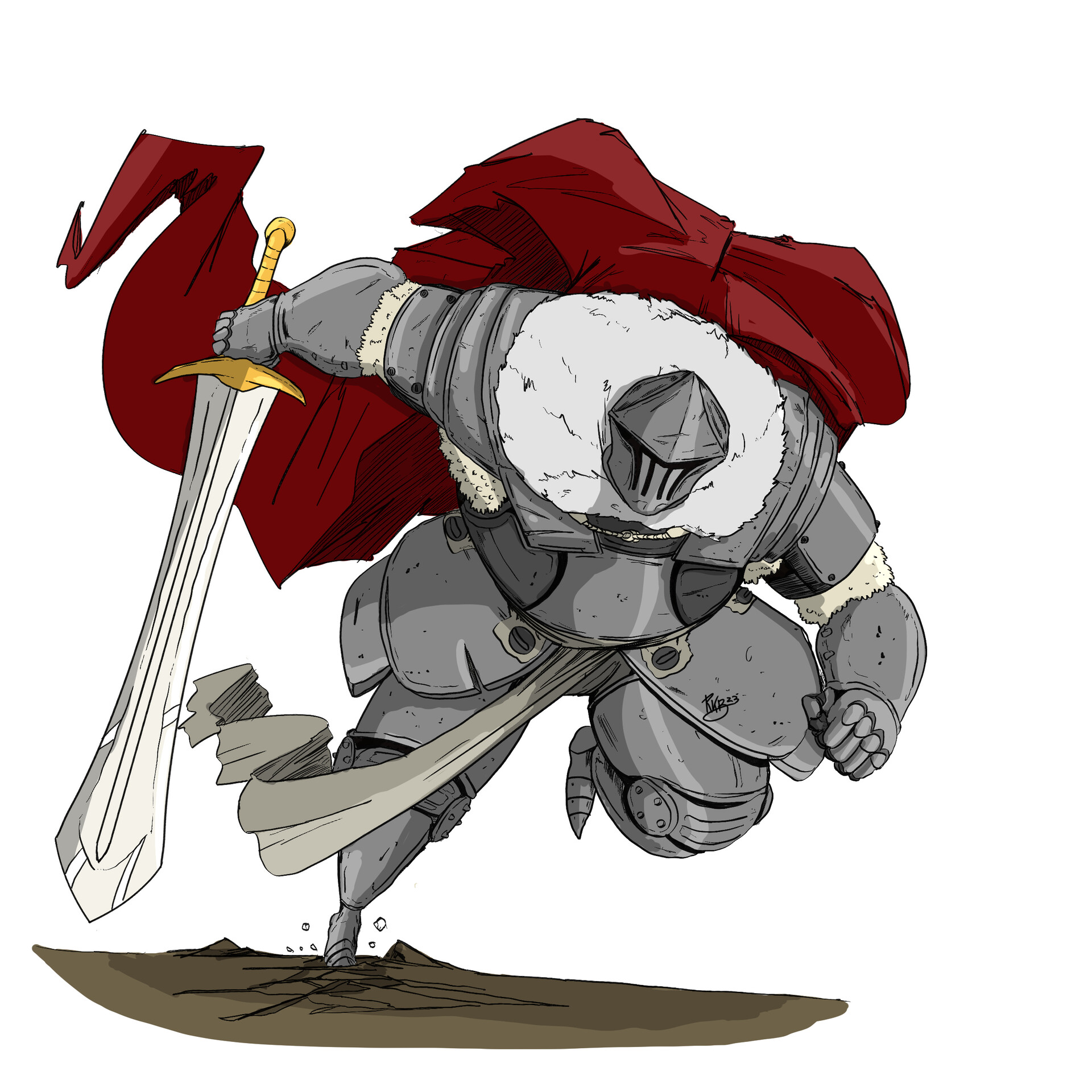 ArtStation - Heavy Knight Illustration