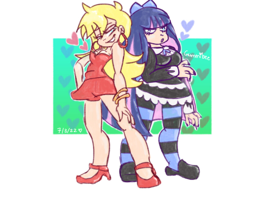 ArtStation - Panty and Stocking Fanart
