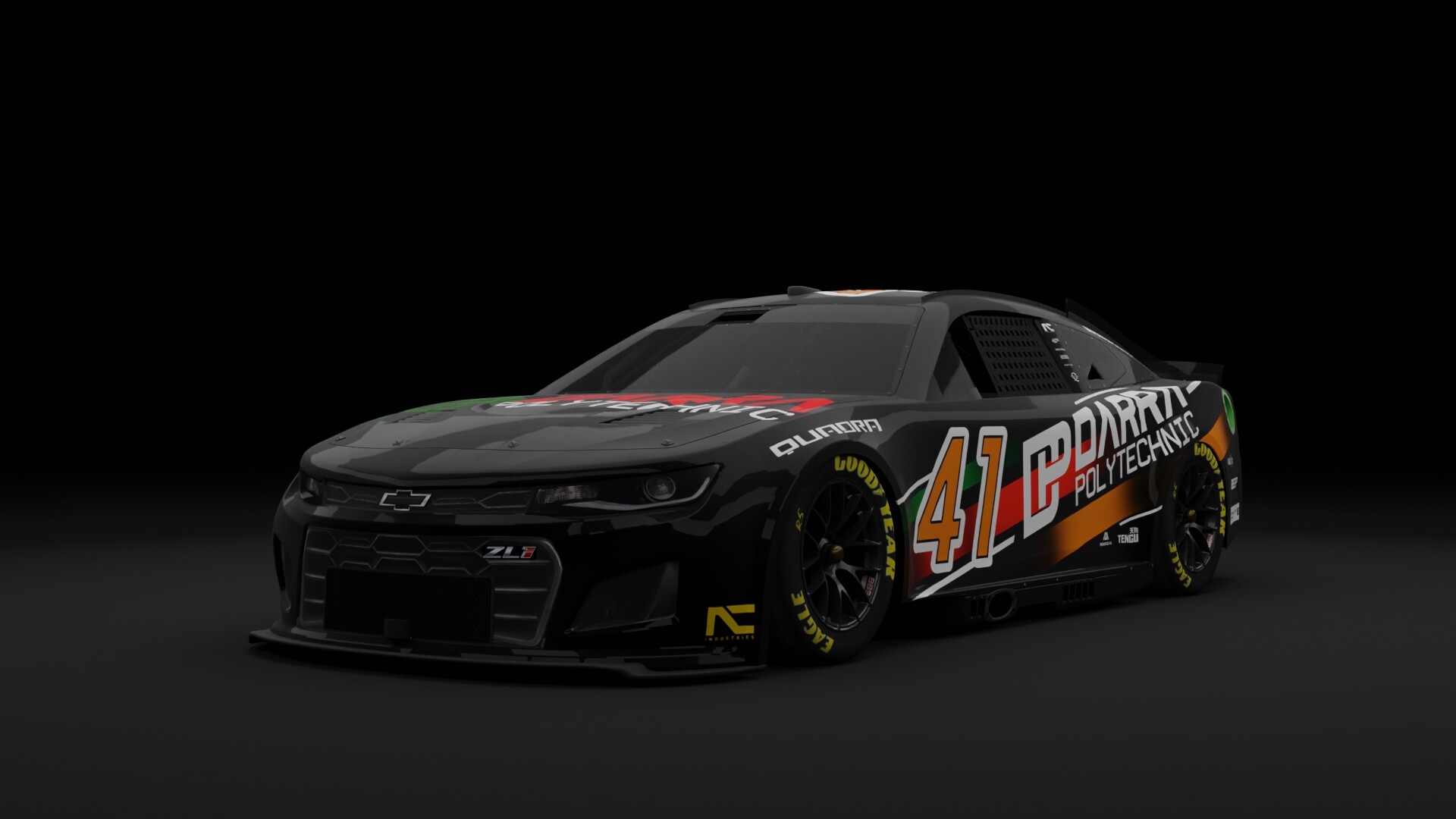 ArtStation - NASCAR Chevrolet Camaro Darra Polytechnic livery