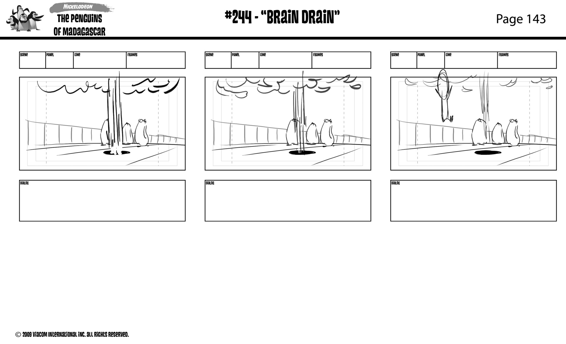Thomas Bernardo - Storyboards - Penguins of Madagascar - Brain Drain ...