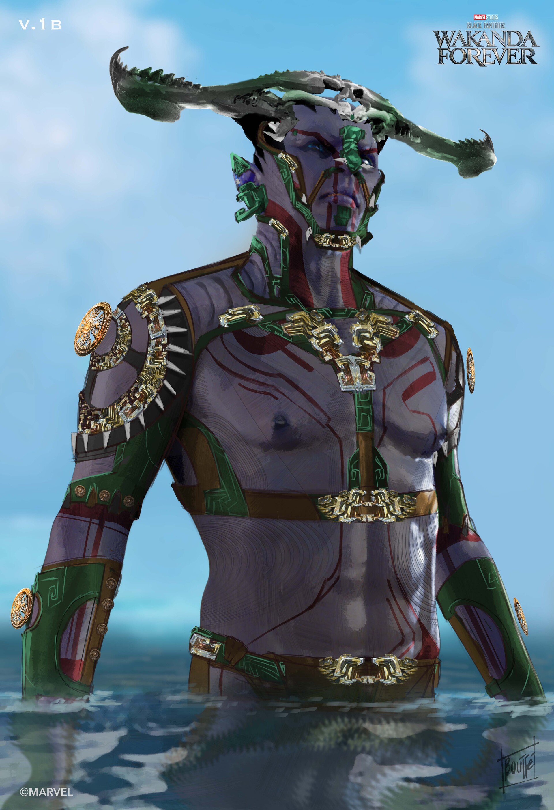 ArtStation - Wakanda Forever: Talocan Bismuth Disc Water Conductor Armor