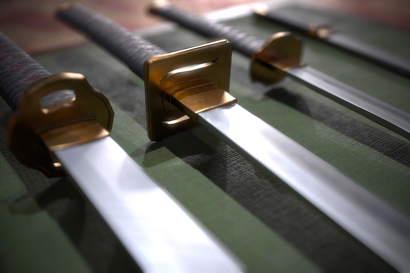 Daniil Wallenstain - Pack of Japanese melee weapons