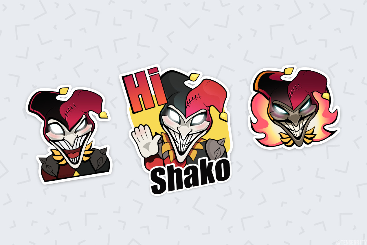Ekaterina Khudyakova - League of Legends Shaco Stickers