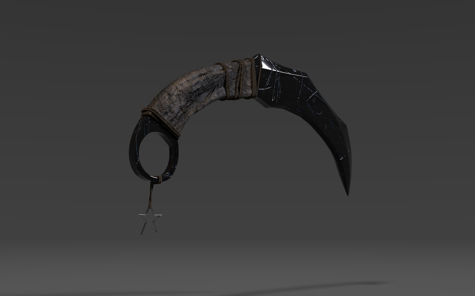 ArtStation - Karambit with Dark Stone
