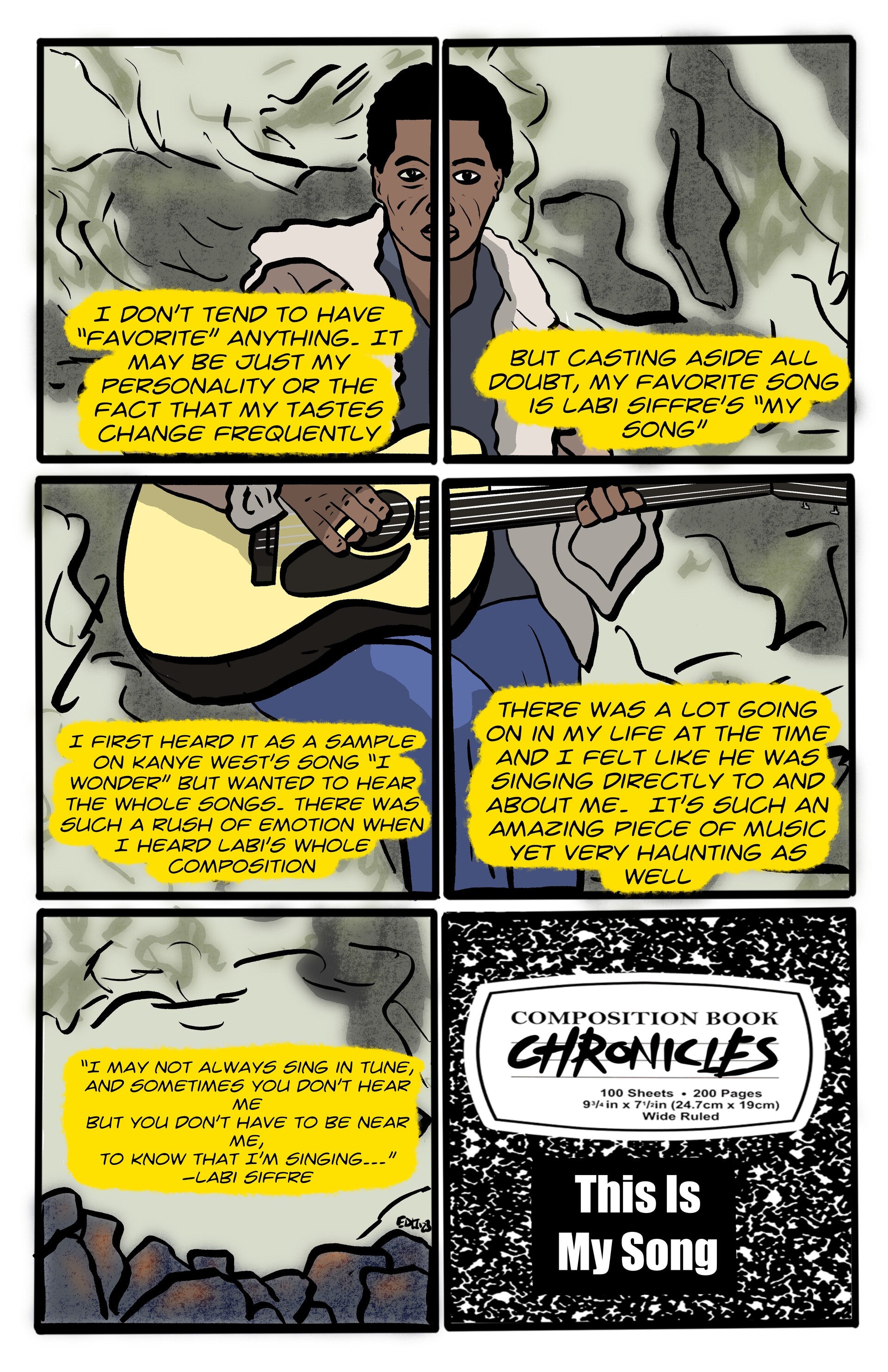 ArtStation - Composition Book Chronicles - This Is My Song