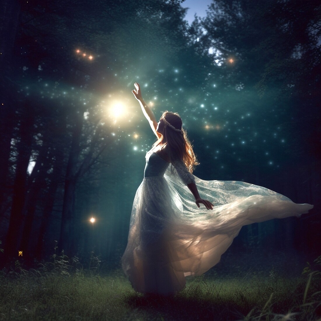 ArtStation - Dancing in the moonlight