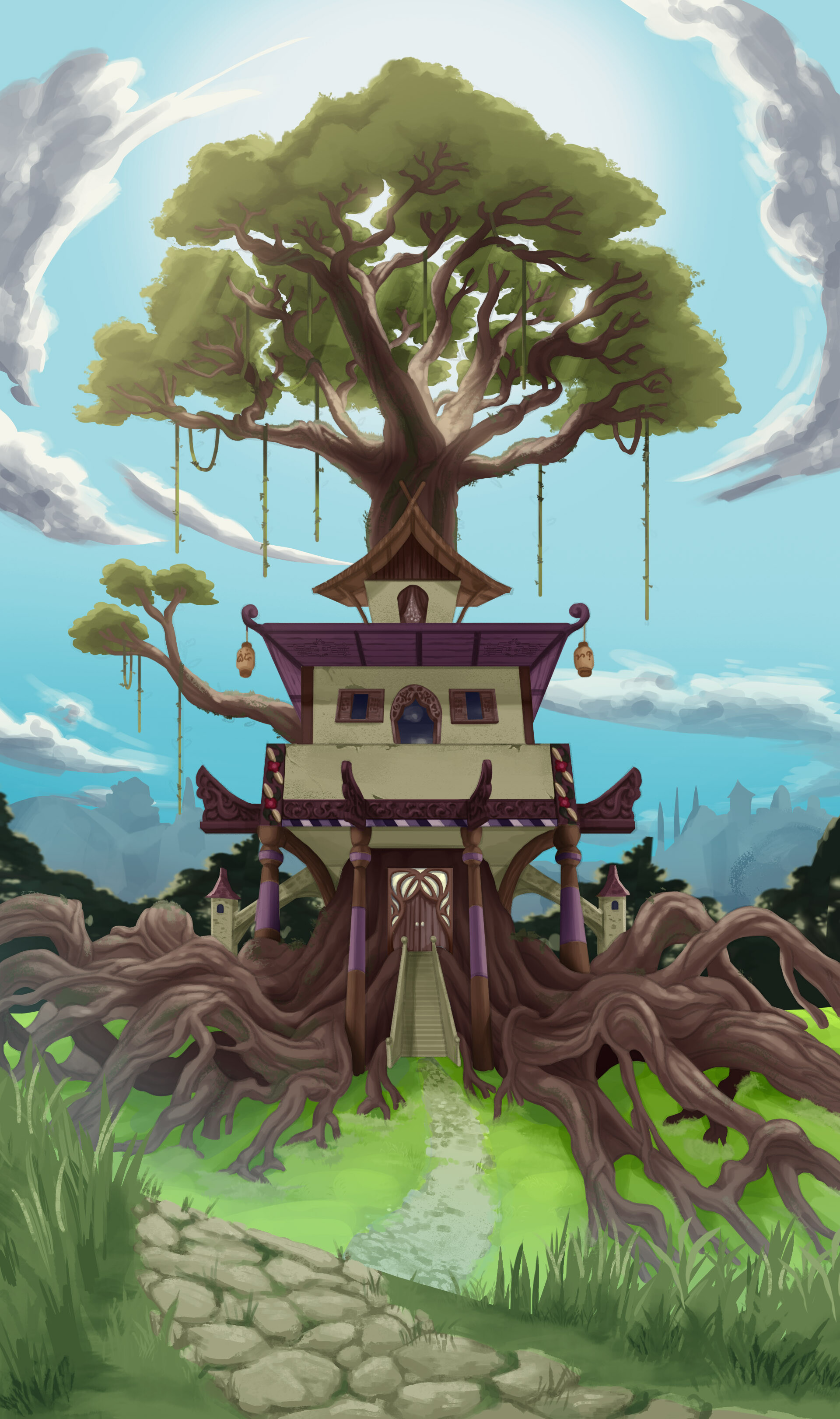 ArtStation - Biringan's Great Tree