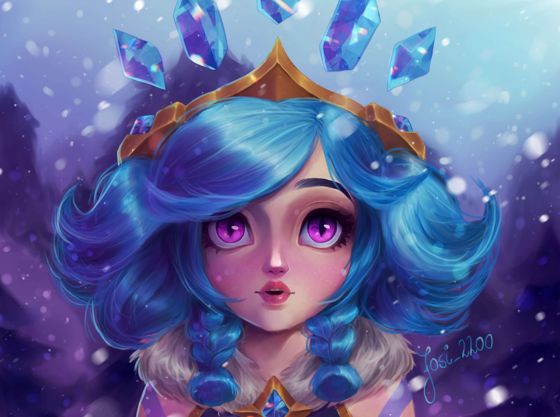 ArtStation - Winter Wonder Neeko Fanart