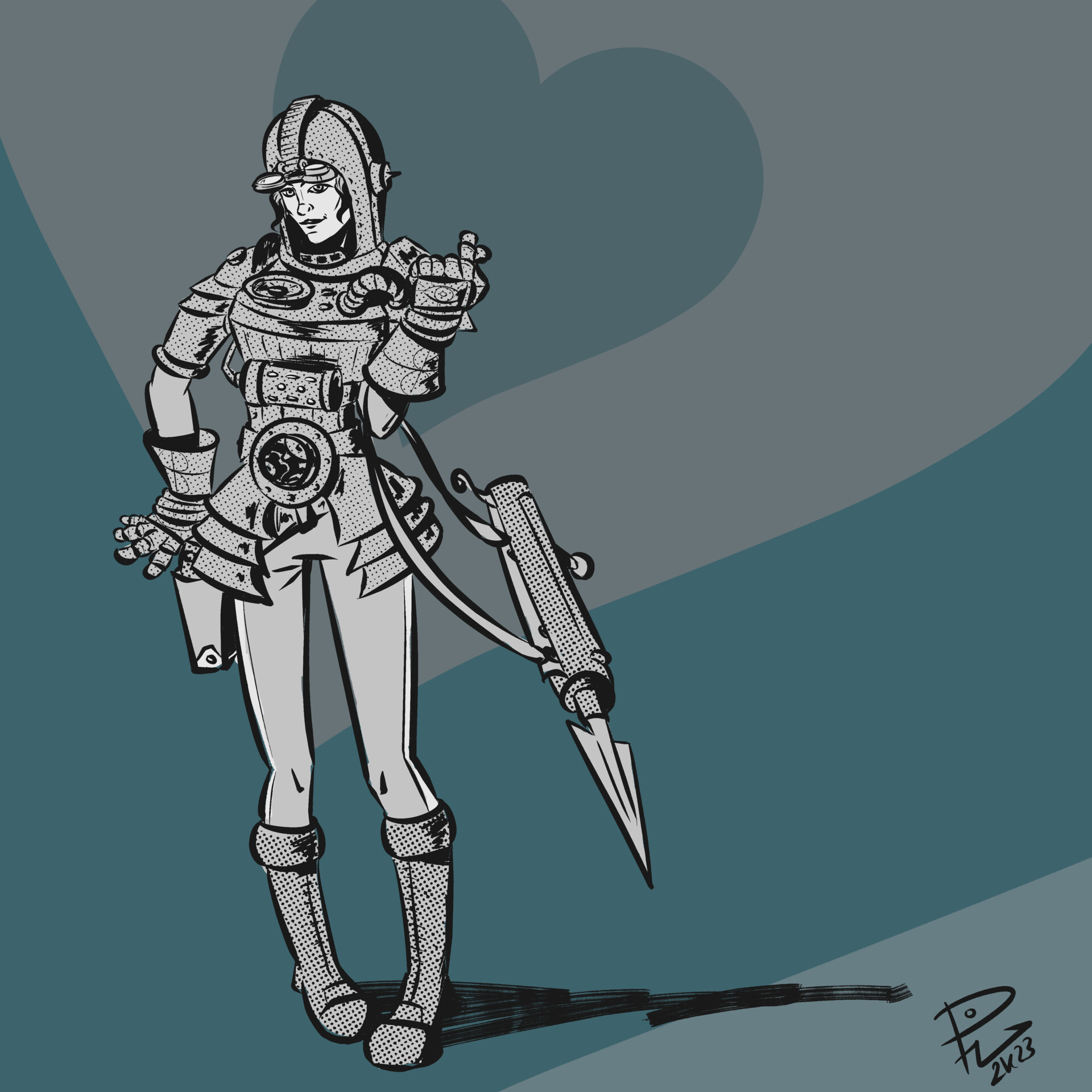 ArtStation - Steampunk female character