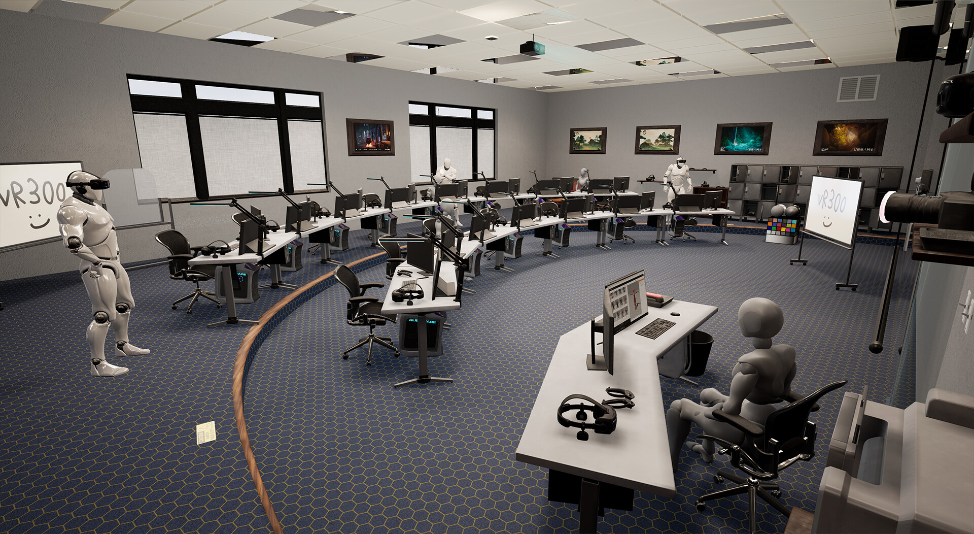 ArtStation - Ringling VRD Future Classroom Design