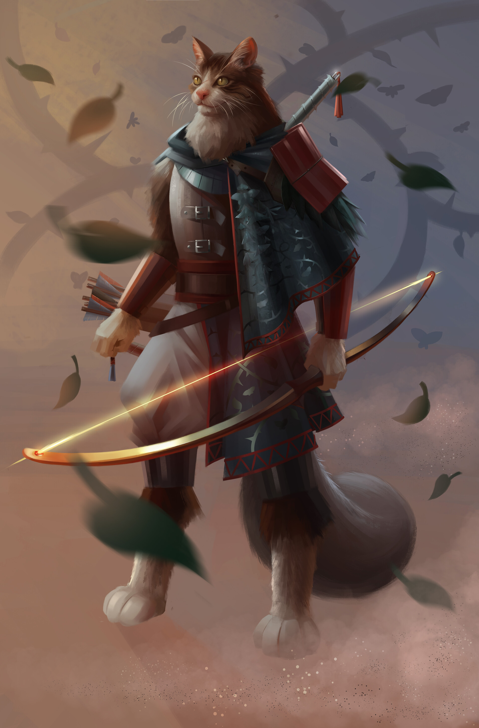ArtStation - Tabaxi Ranger from my DnD party.