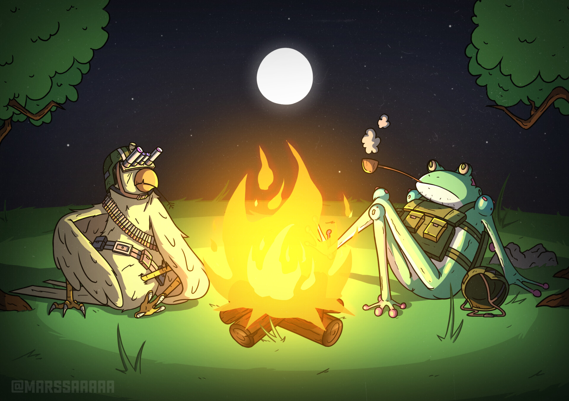 ArtStation - campfire