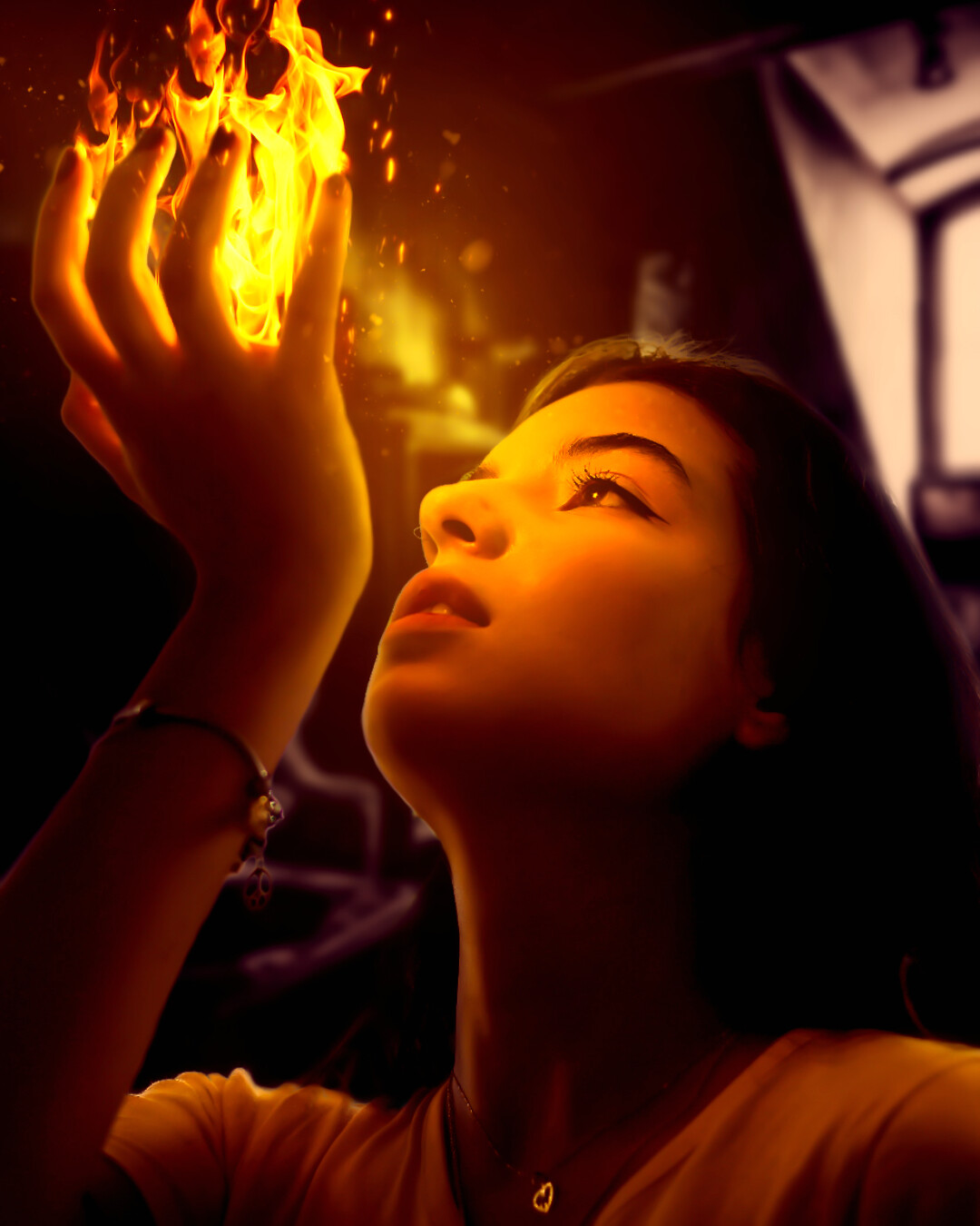 ArtStation - Flame Girl