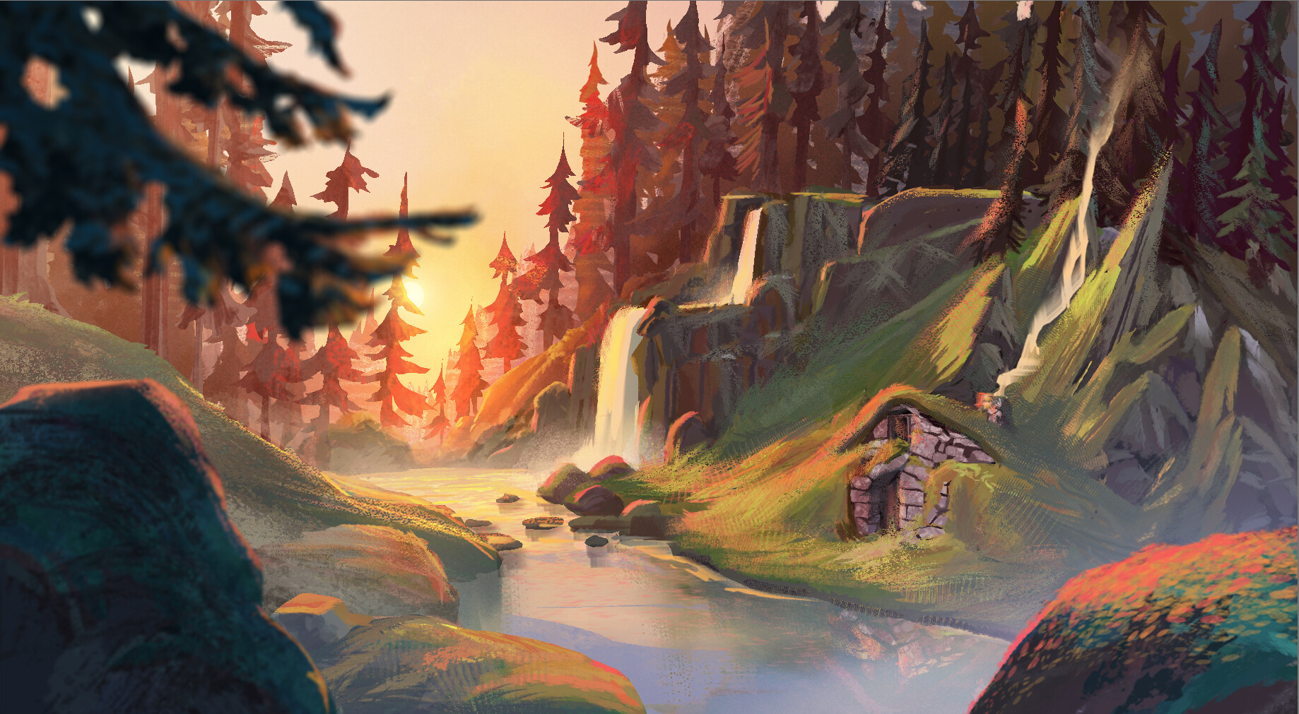 ArtStation - Environment design study