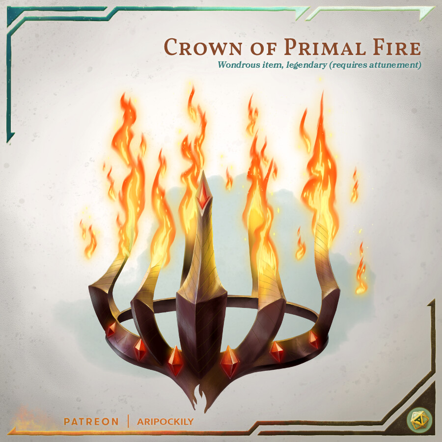 ArtStation - Crown of Primal Fire
