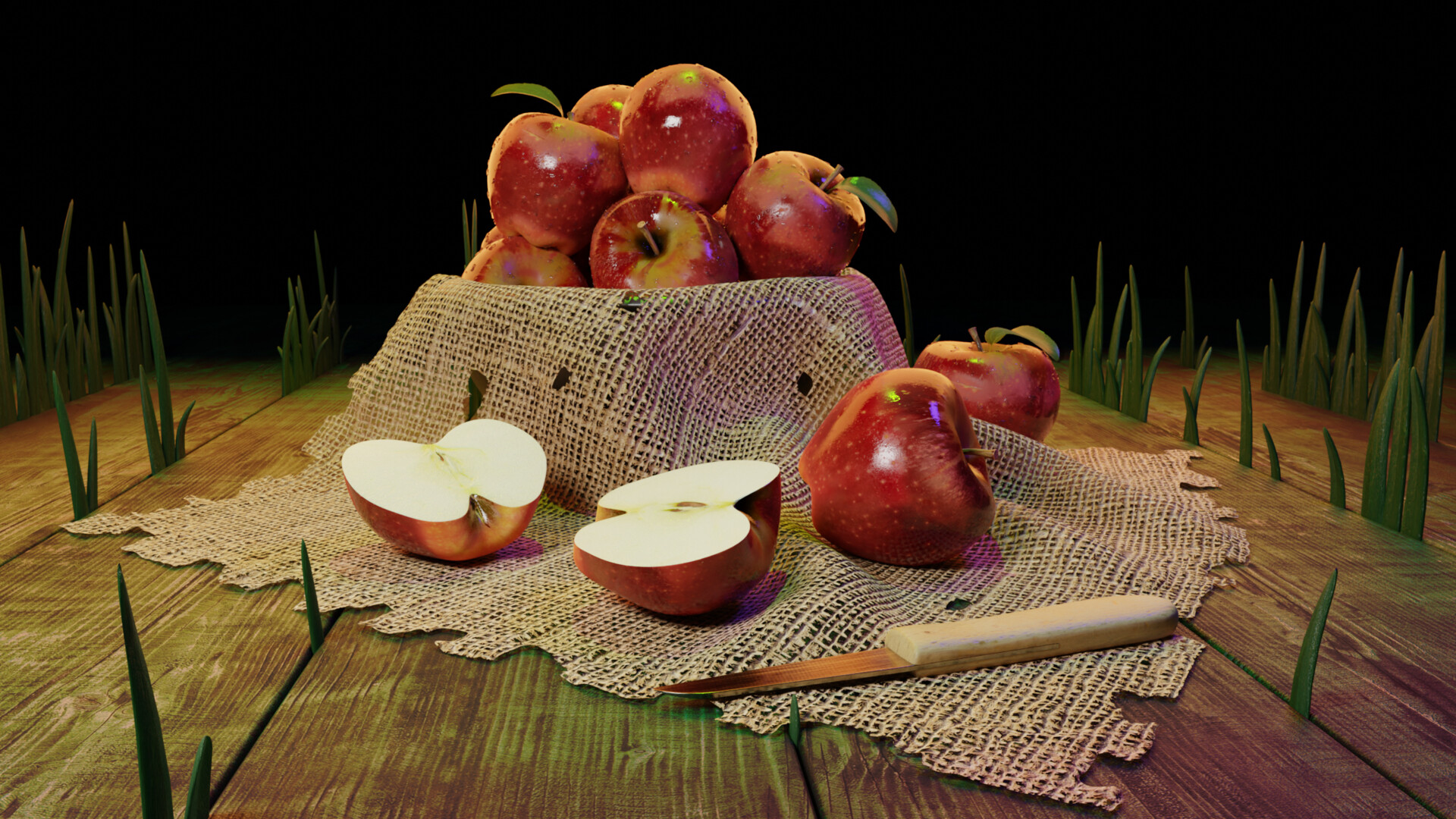 ArtStation - Apple Tutorial Result