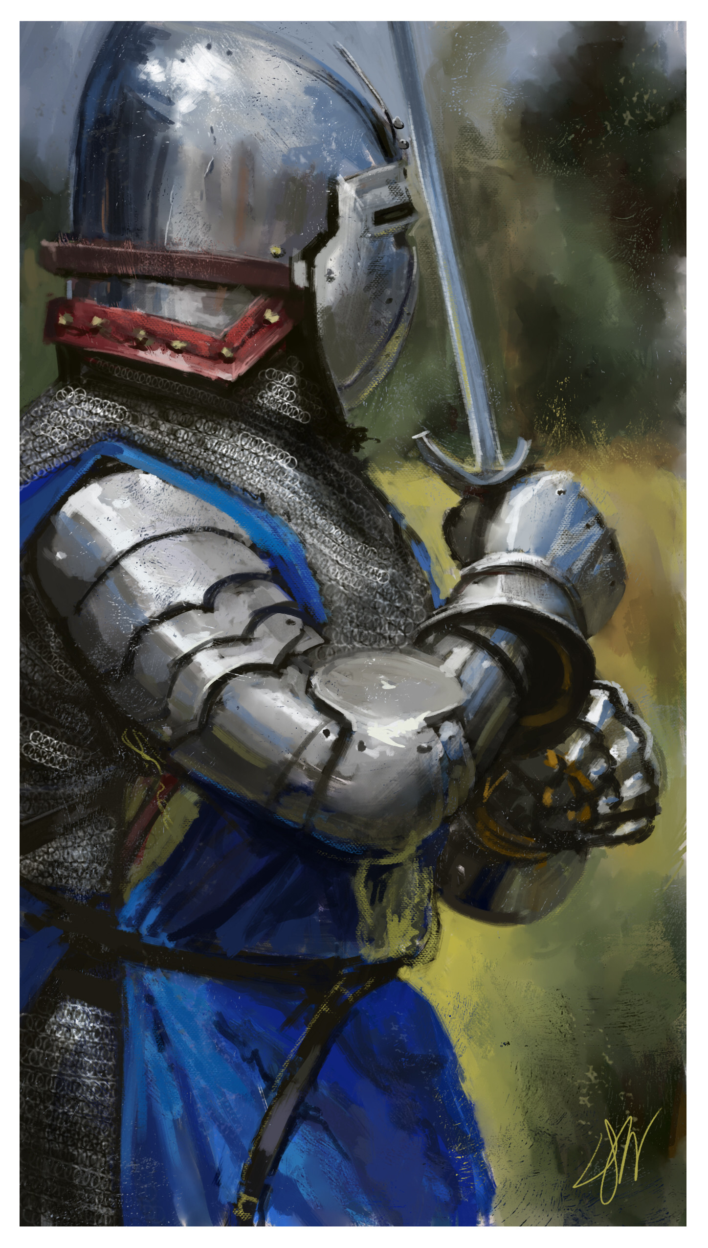 Larry wilson fantasy art - Painting Armor