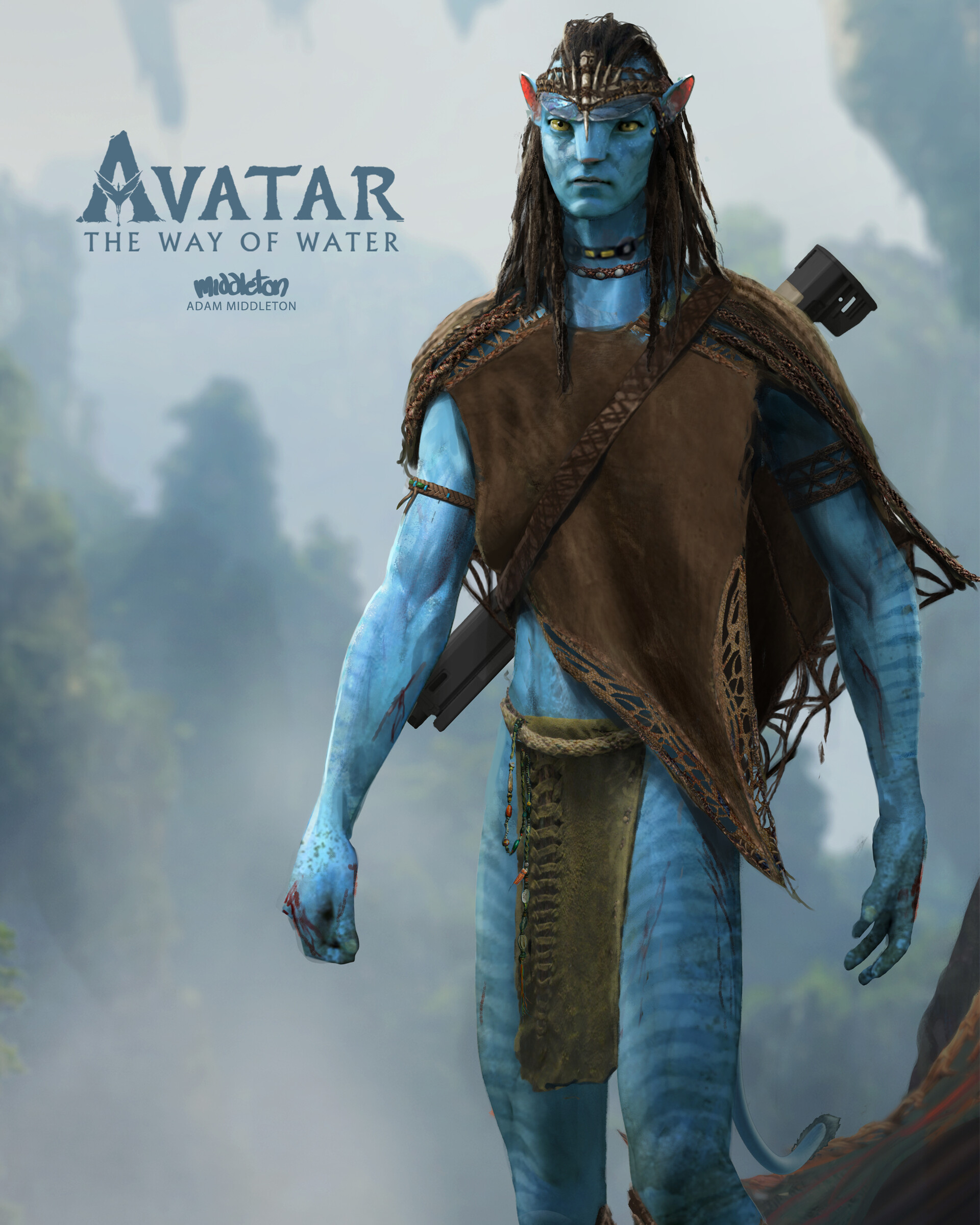 Adam J. Middleton - Avatar: The Way of Water - Jake Sully Traveling Look