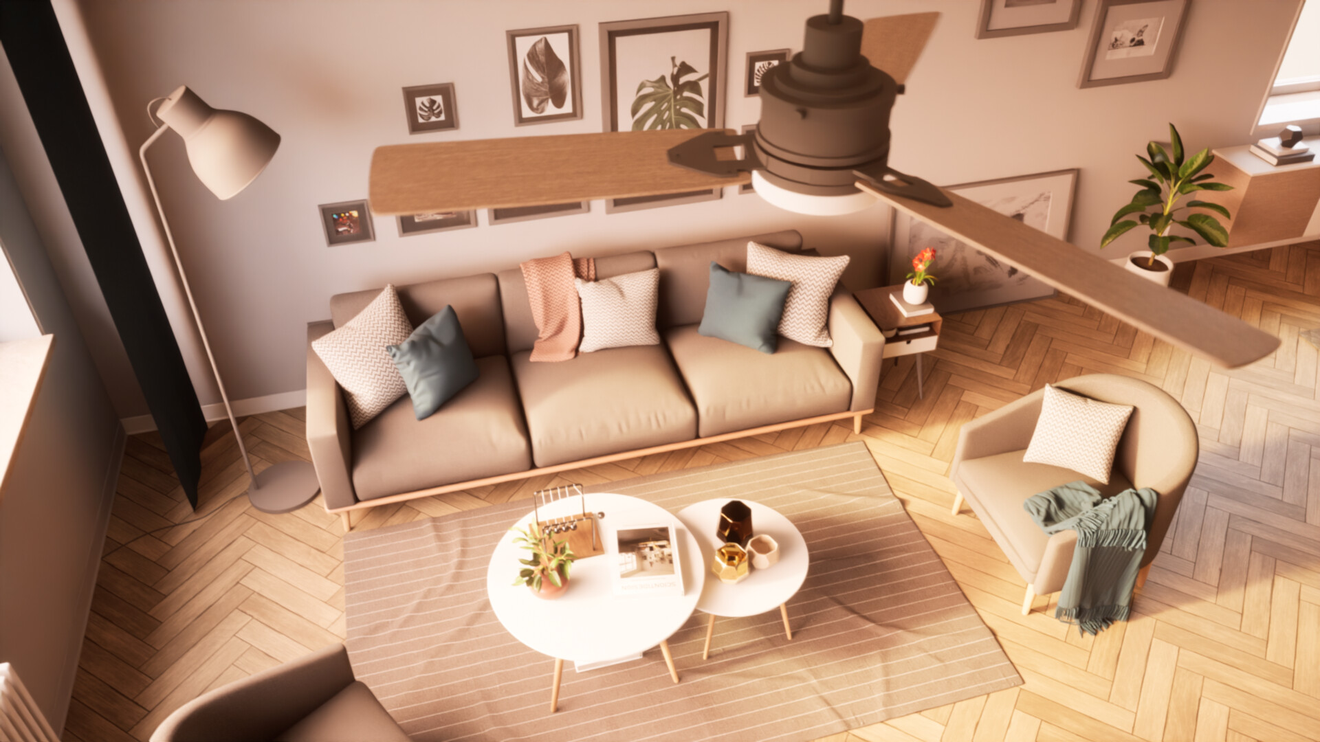 ArtStation - House interior with ray tracing
