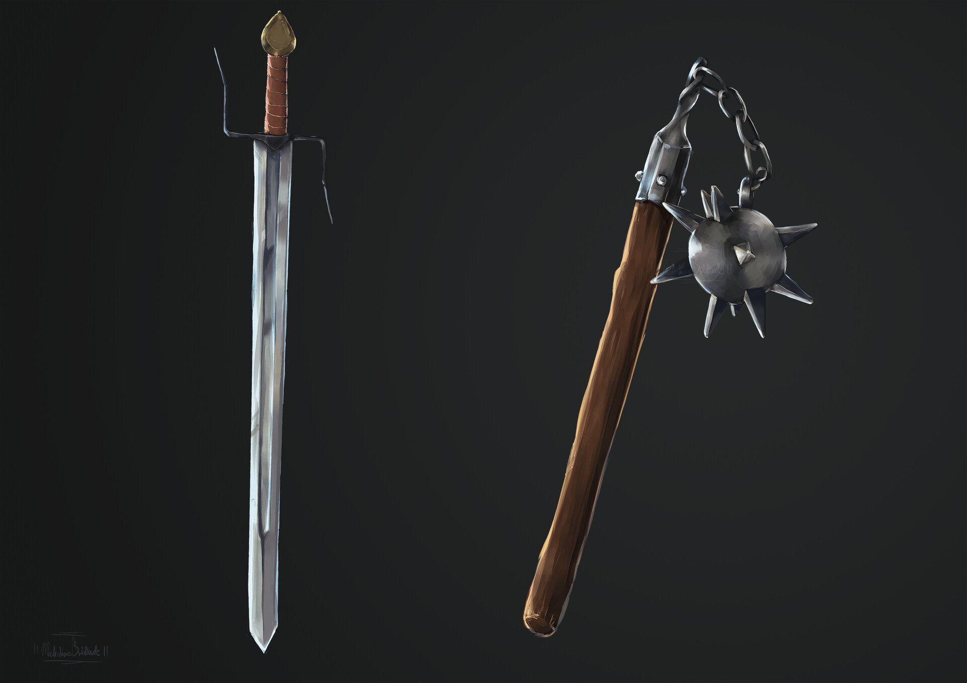 ArtStation - Weapon study